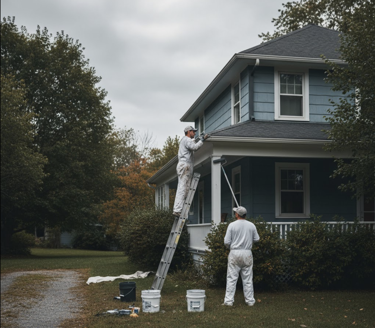 Soffit & Fascia Painting | JUSTHIRE