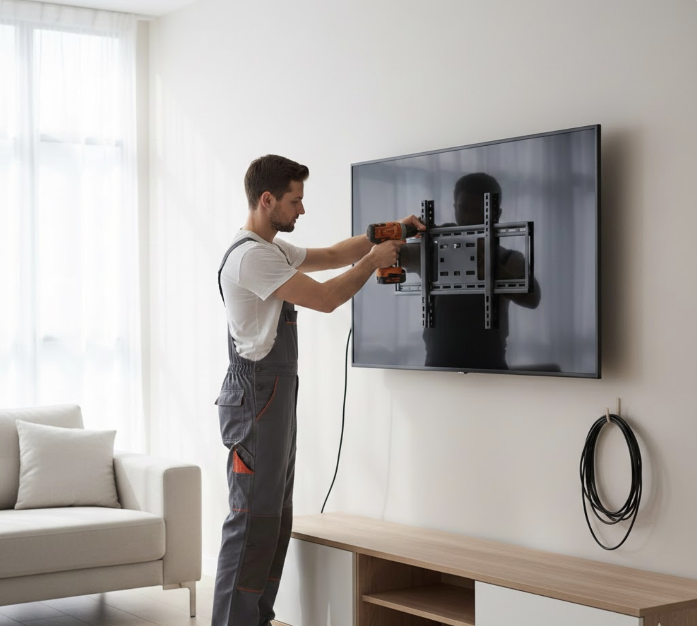 TV Wall Mounting Services | JUSTHIRE