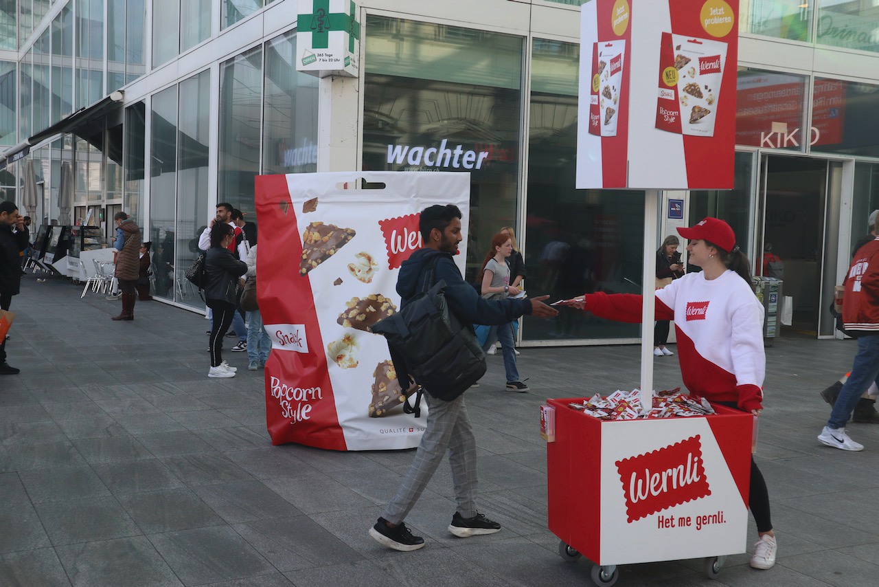Traditionsmarke Wernli mit neuem Popcorn Snack in Szene gesetzt I spool.ch