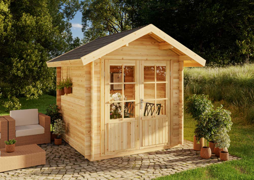Günstige Gartenhäuser aus Holz: online bestellen