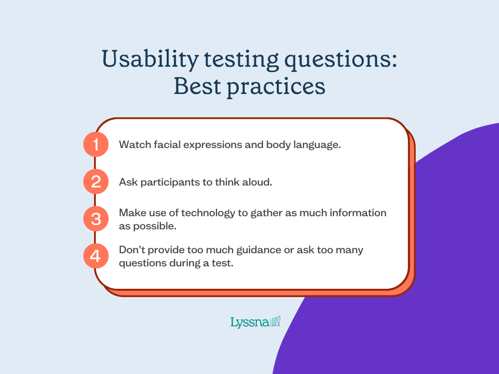 Usability Testing Questions User Testing: How To Conduct User Testing