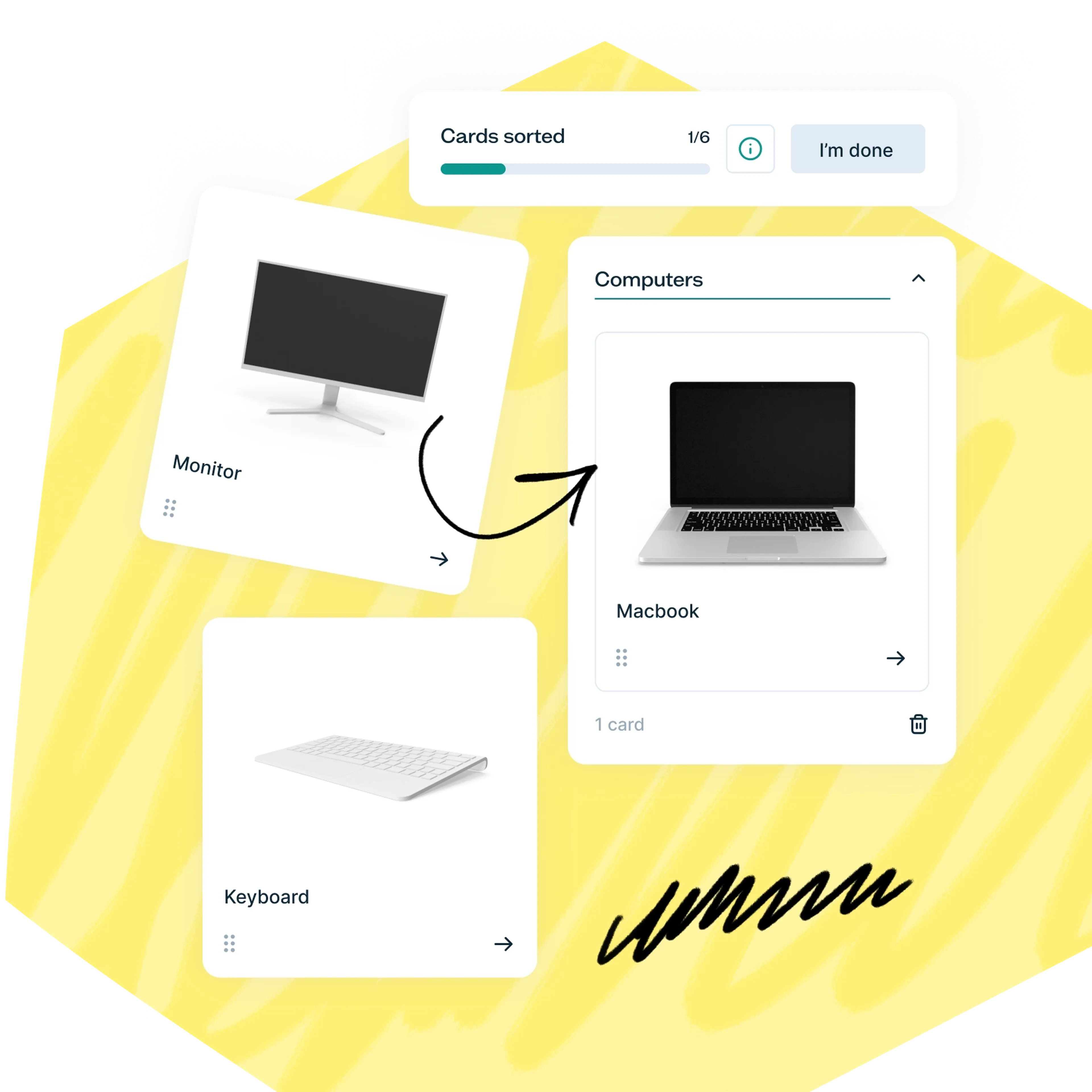 Card sorting | Lyssna