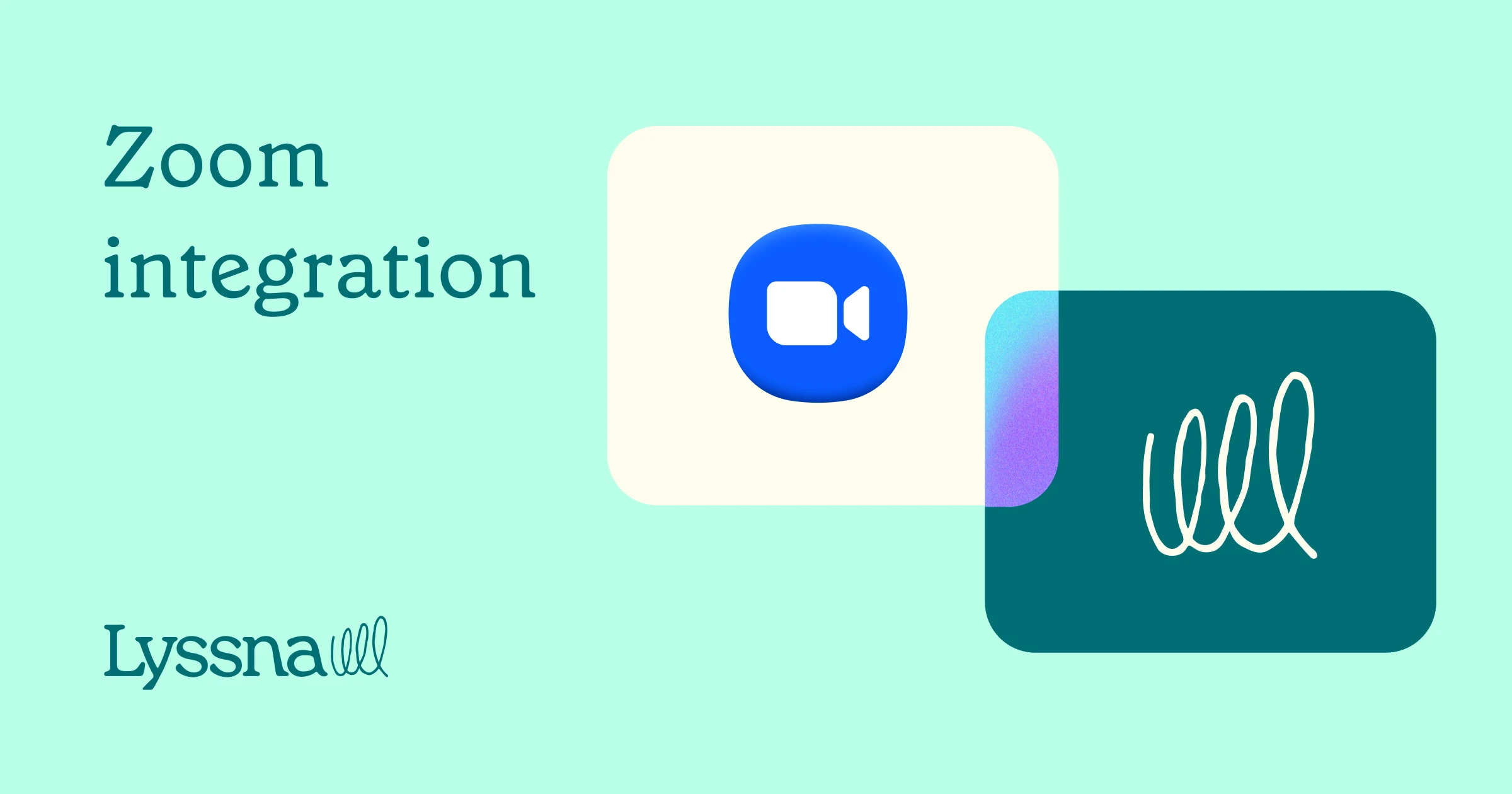 Zoom integration | Lyssna