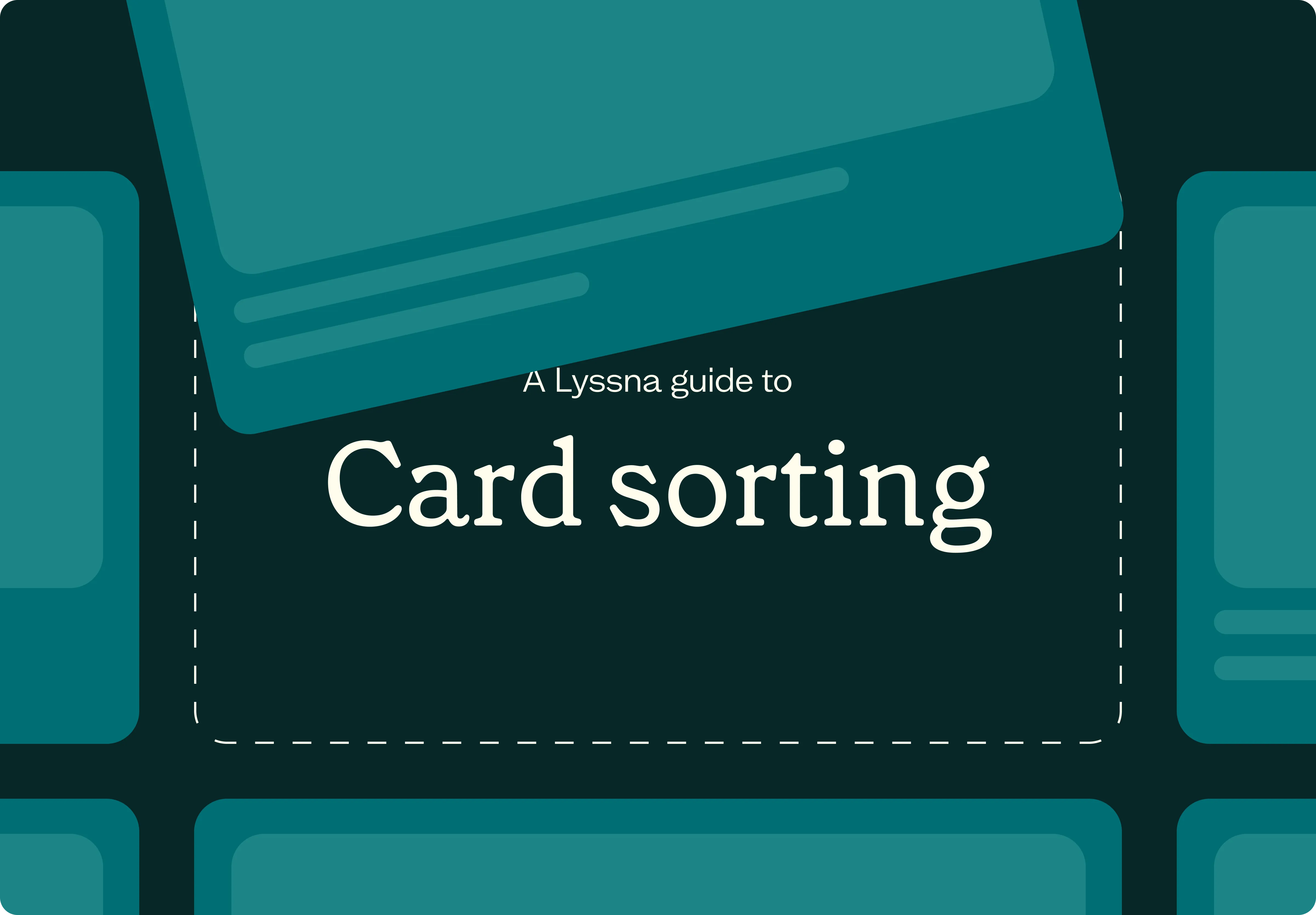 Card sorting guide | Lyssna