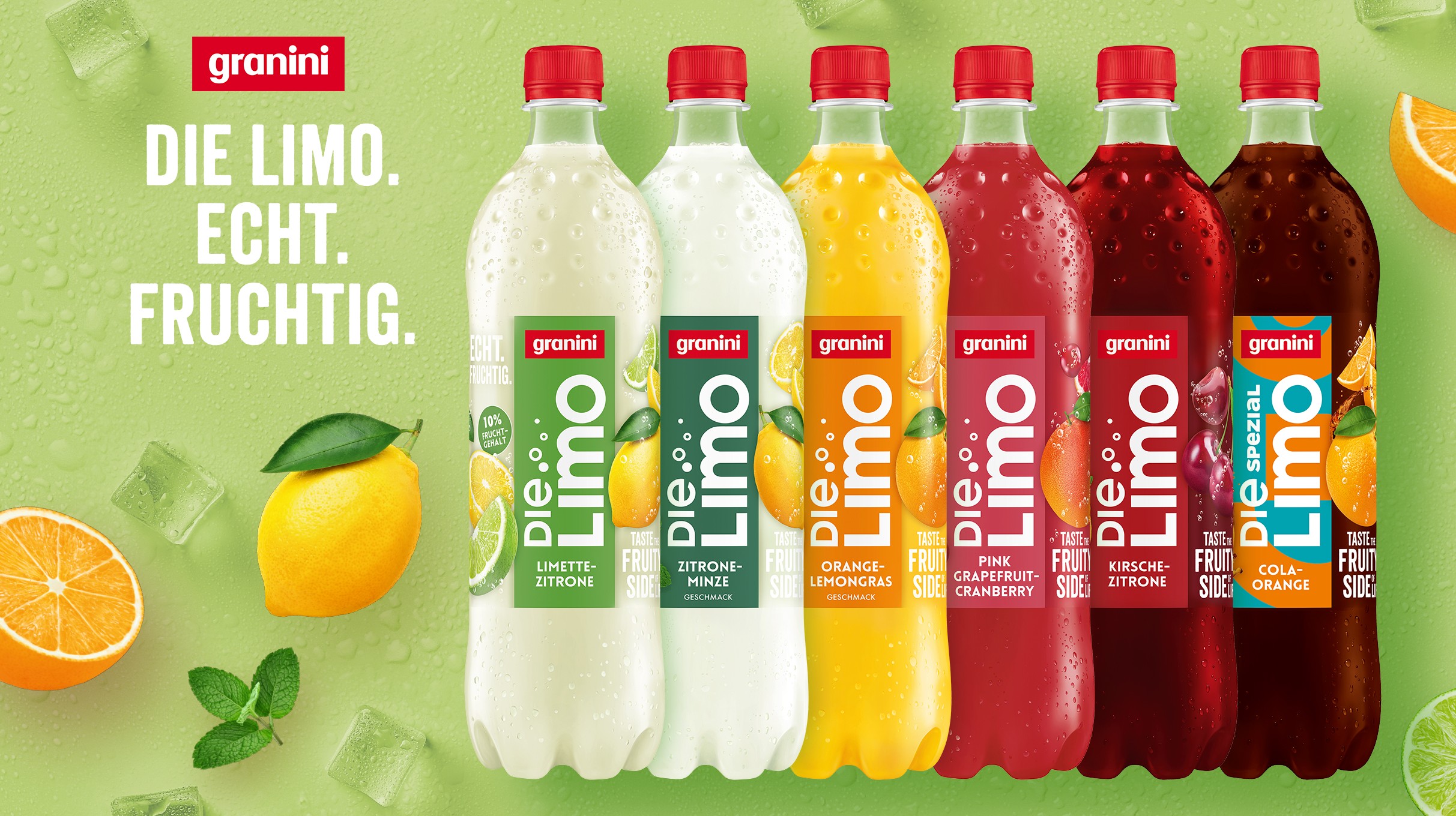 Die Limo von granini – Fruchtige Limos entdecken
