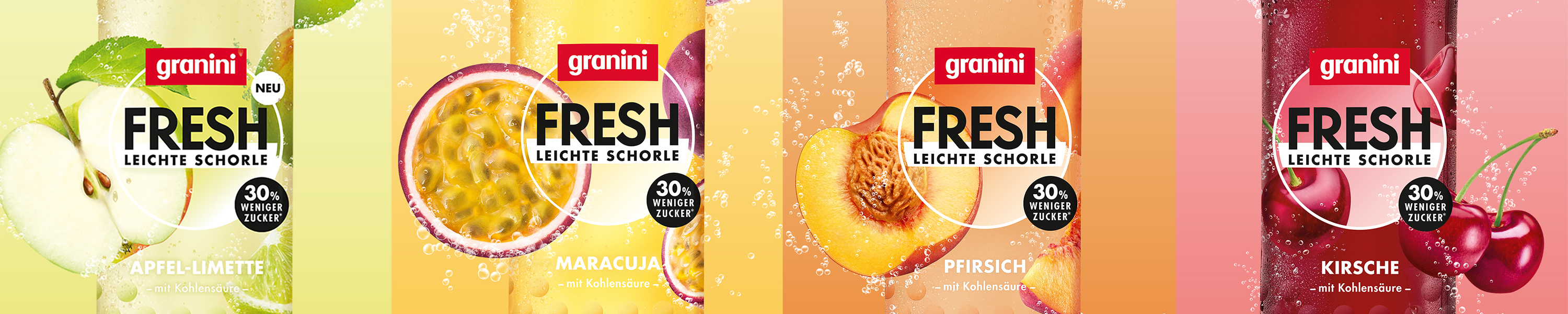 granini FRESH – Fruchtig leichte Erfrischung To Go