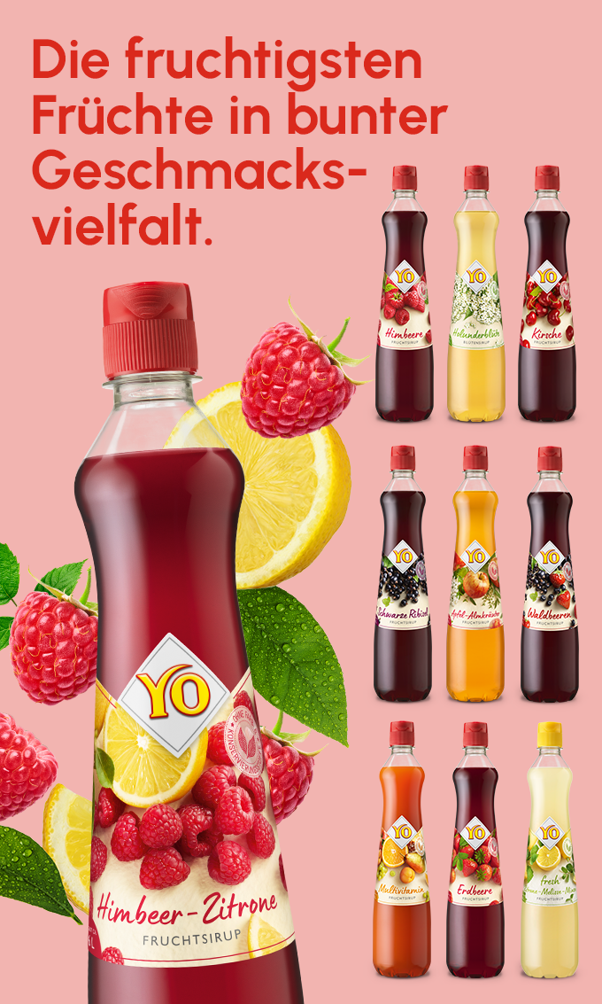 YO Sirup - 100% Geschmack, auch ohne Zucker | YO Österreich