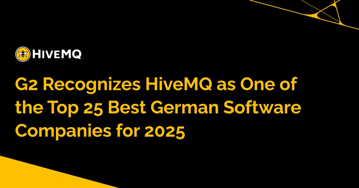 G2 Recognizes HiveMQ as One of the Top 25 Best German Software ...