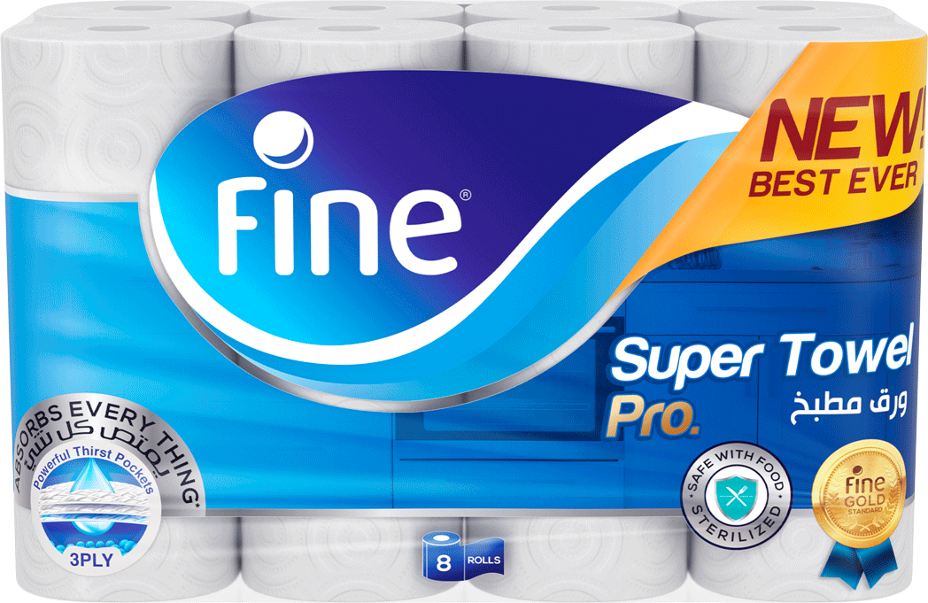 Fine Sterilized Facial Tissues, Paper Towels & Toilet Paper