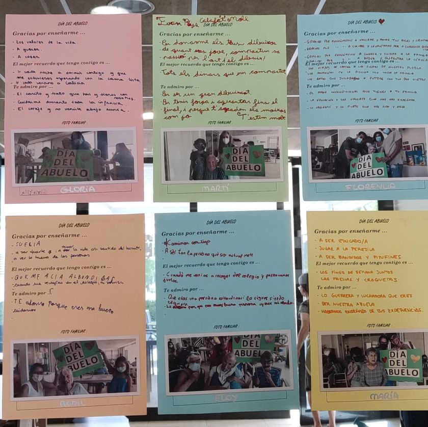 Mural Día de los Abuelos