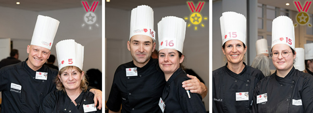 Les duos gagnants du Concours des Chefs