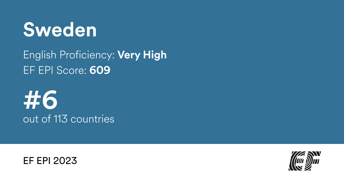 Sweden | EF English Proficiency Index | EF Global Site (English)