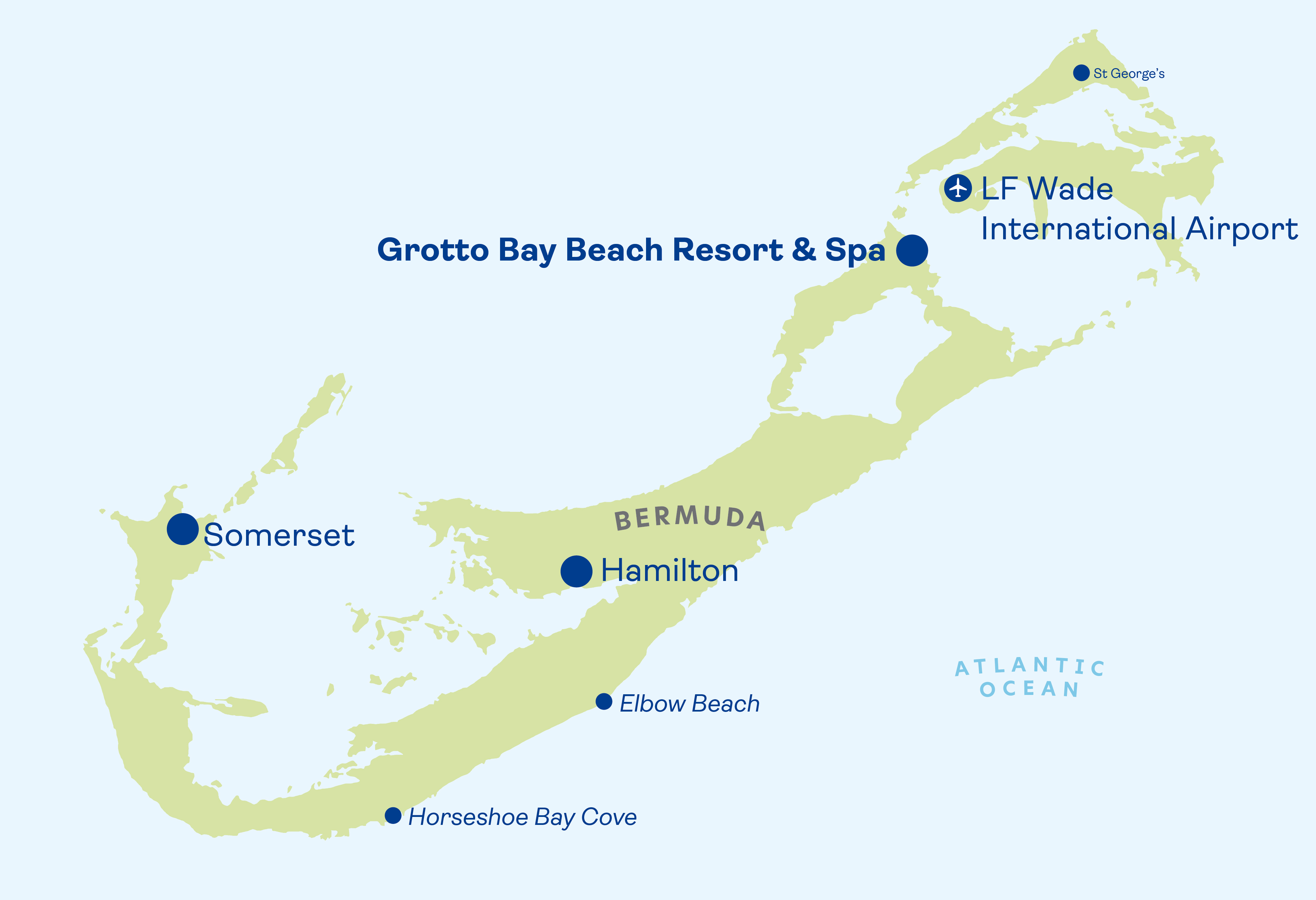 Grotto Bay Bermuda Map Grotto Bay Beach Resort Hamilton Parish,