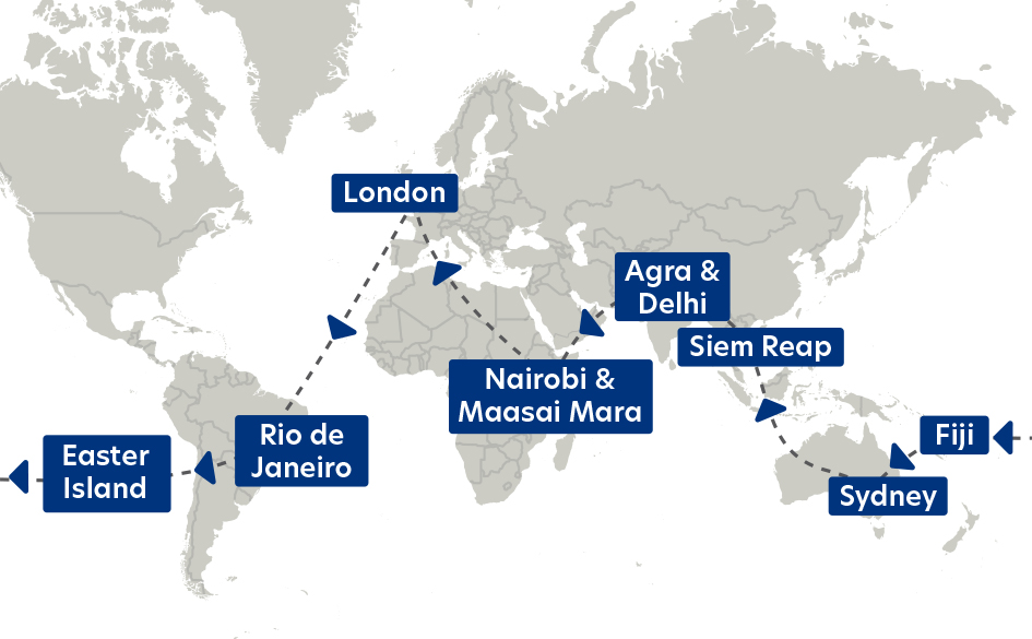 Tour | Around the World by Private Jet - a Unique Adventure Across Four ...