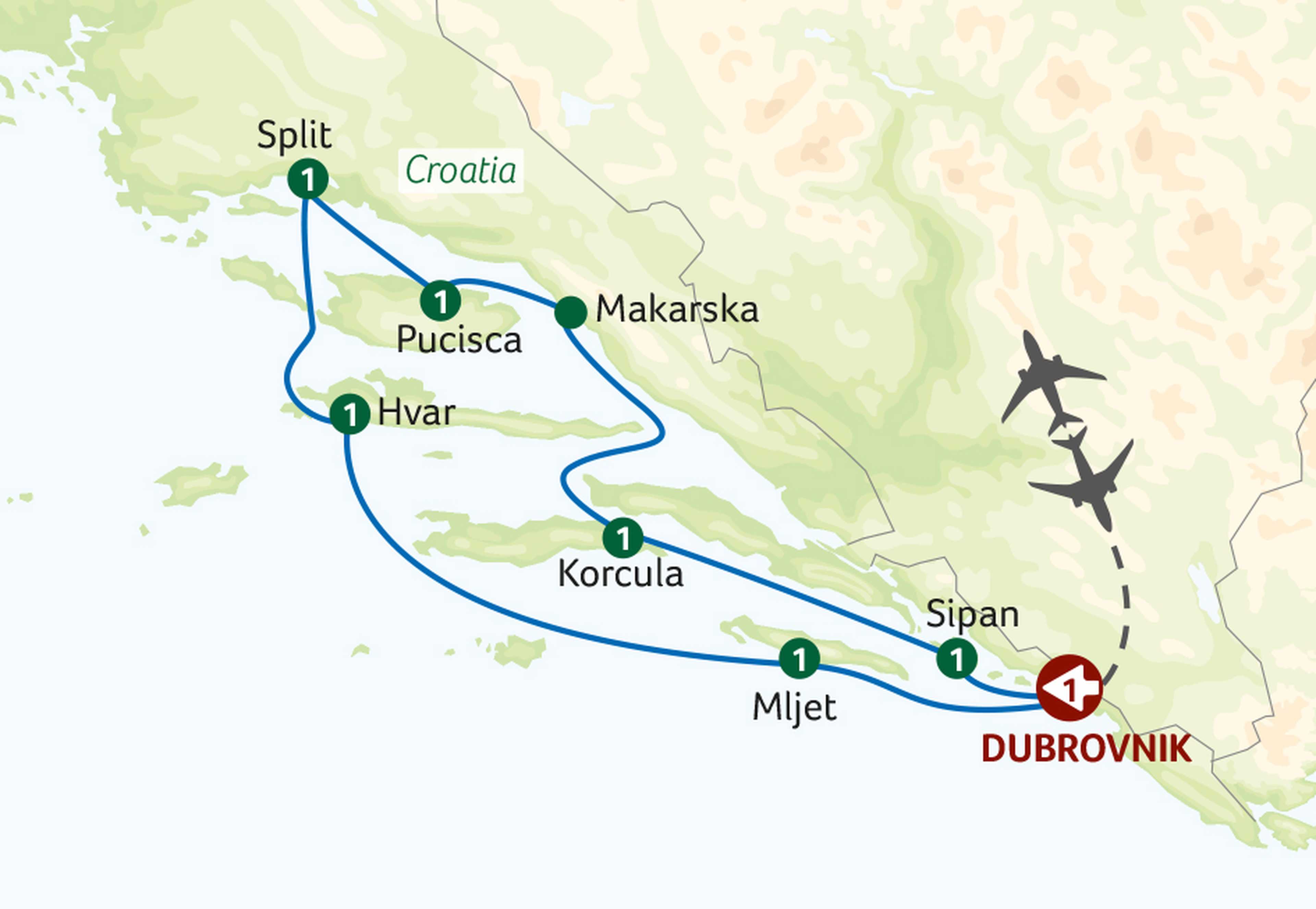 Dalmatian Island Explorer - Croatia Cruise & Guided Tour