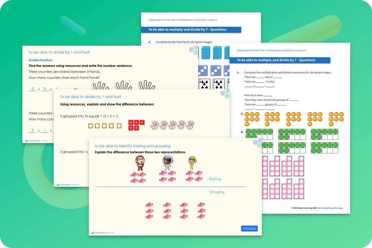 Ready-To-Go Lessons V2 | Multiplication And Division A | Year 4