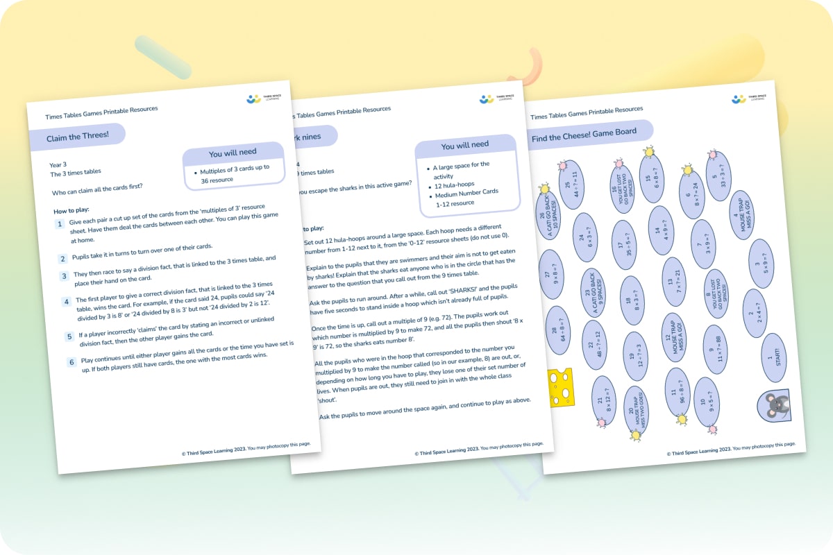 Times Table Games