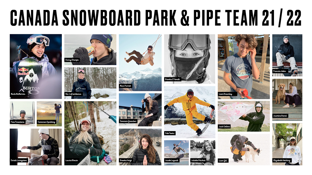 FIS | Canada announces 2021/22 National and Next-Gen snowboard teams