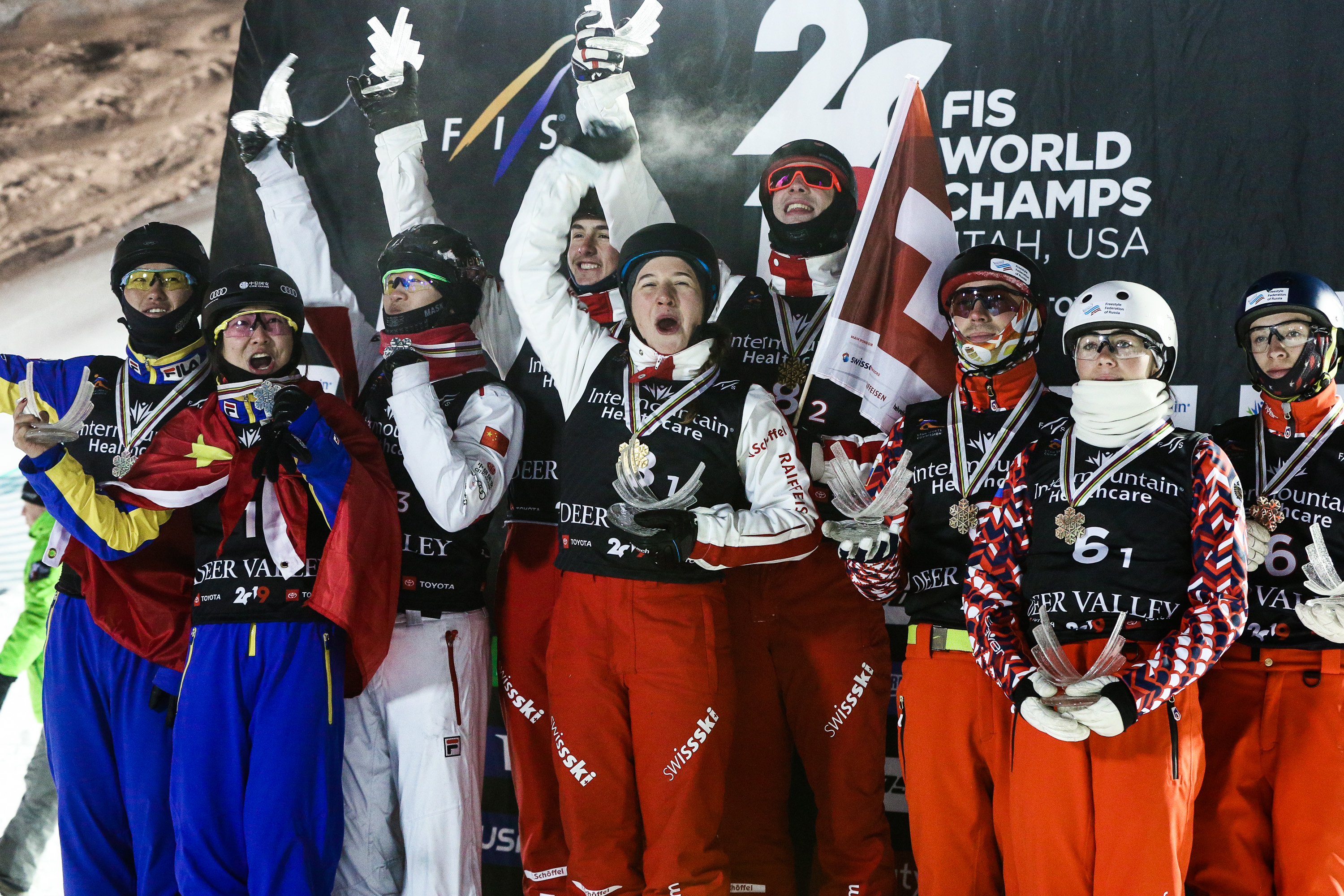 FIS | Switzerland claims historic first Aerials Team gold