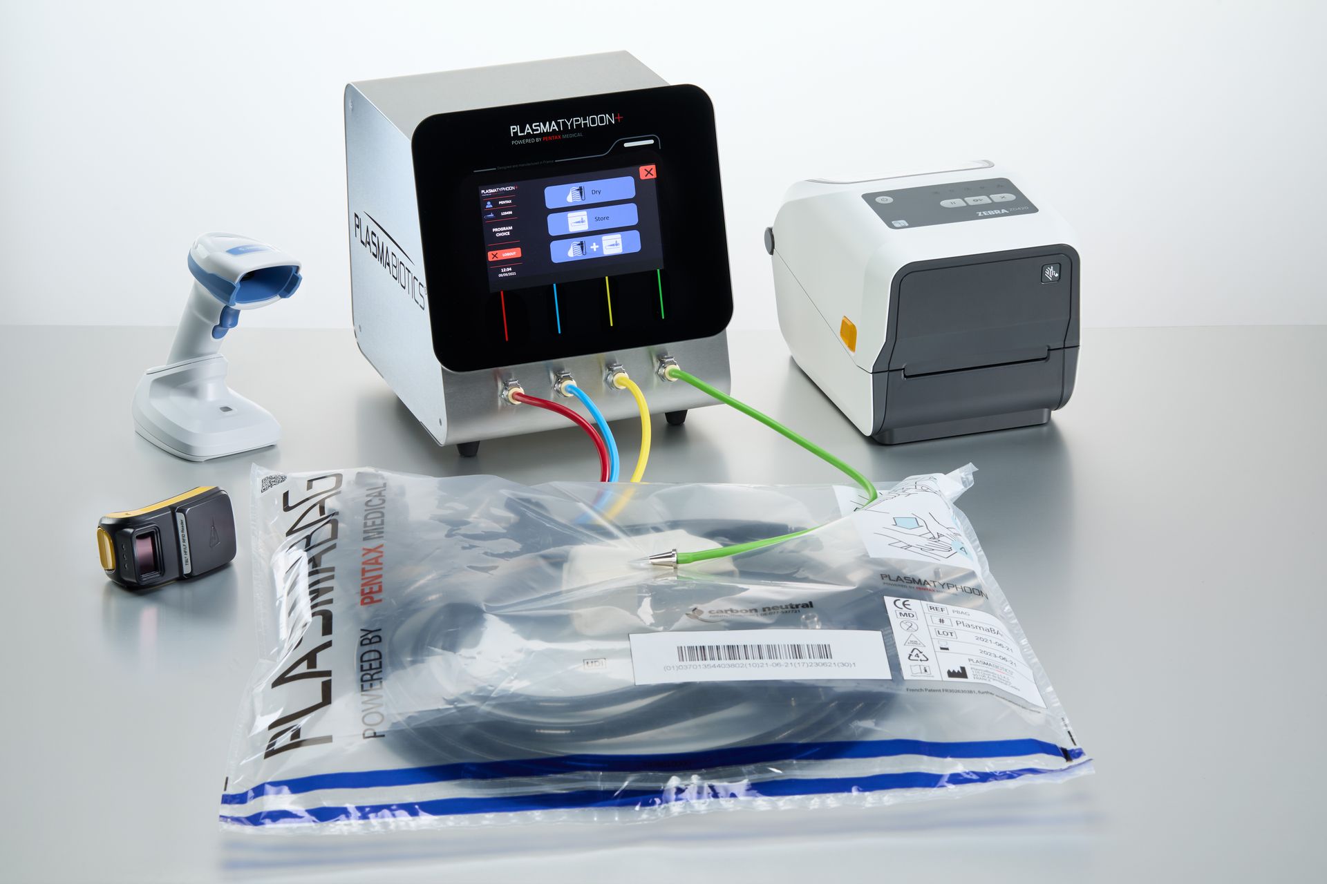 Endoscope Drying & Storage: PlasmaTYPHOON+ & PlasmaBAG