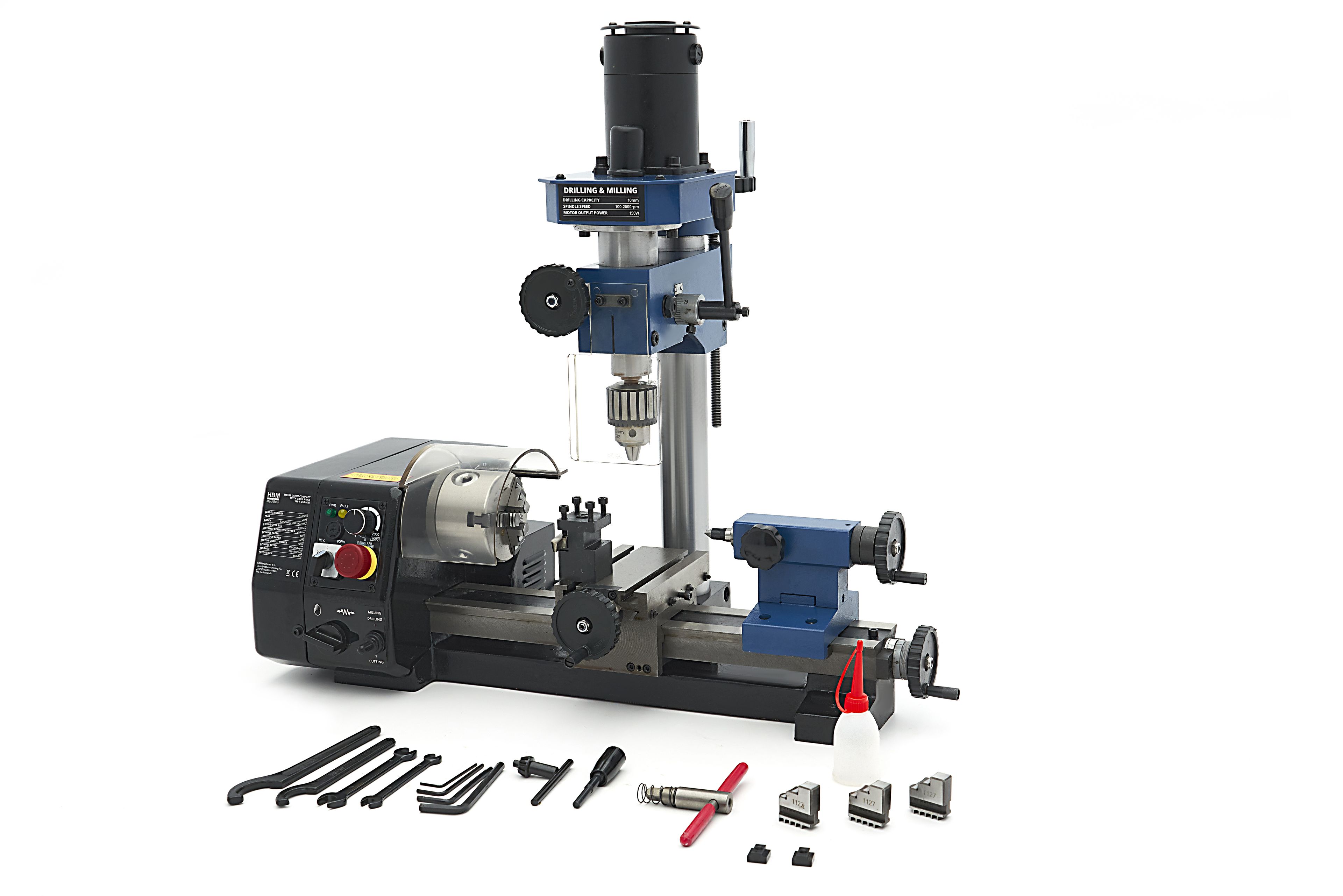 HBM tour à métaux compact avec mandrin 140... | HBM Machines