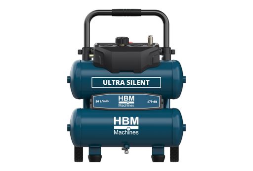 HBM Twin Stack low noise compressor 17 liter | HBM Machines