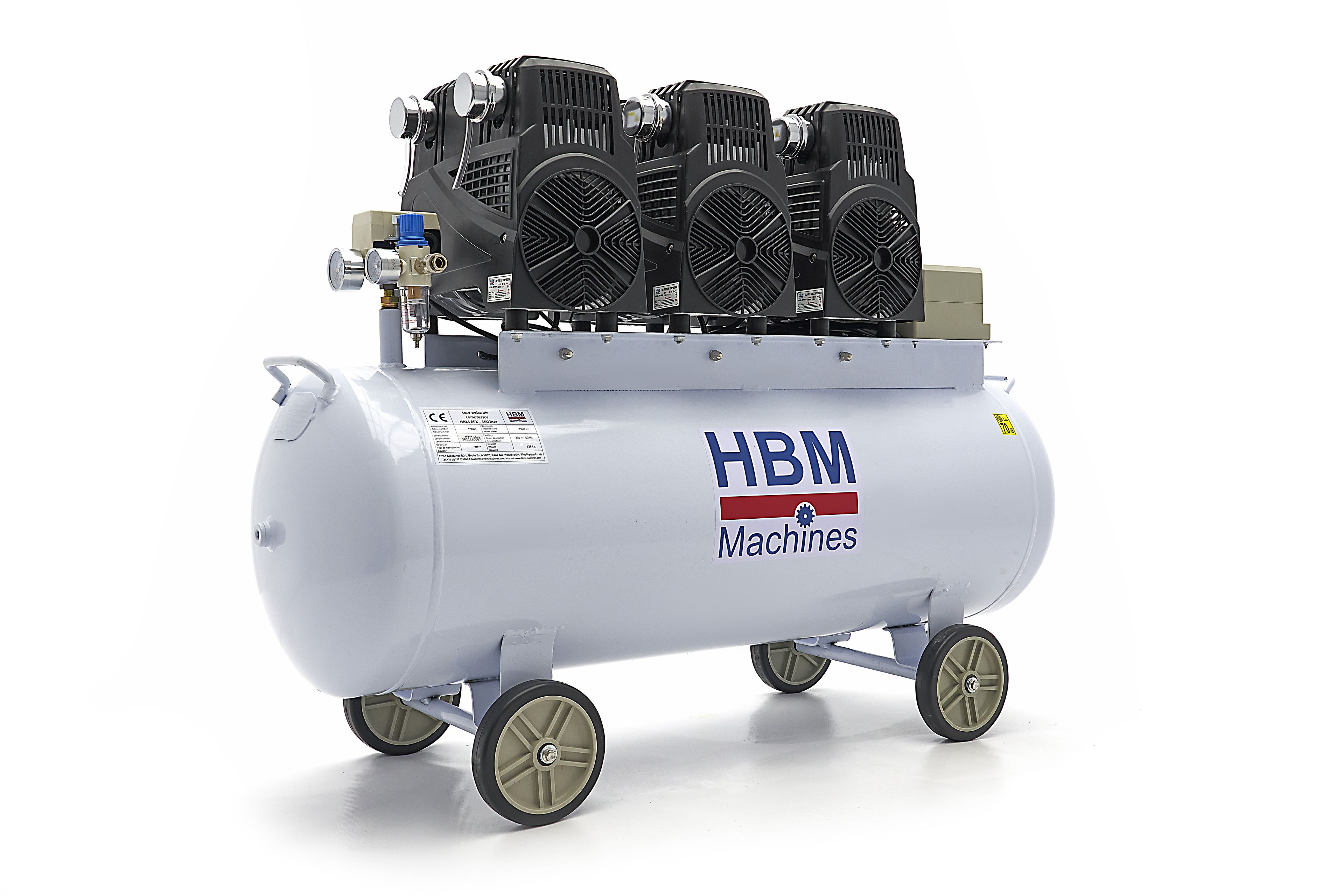 HBM 6 CV – Compresseur Silencieux 150 Litr... | HBM Machines