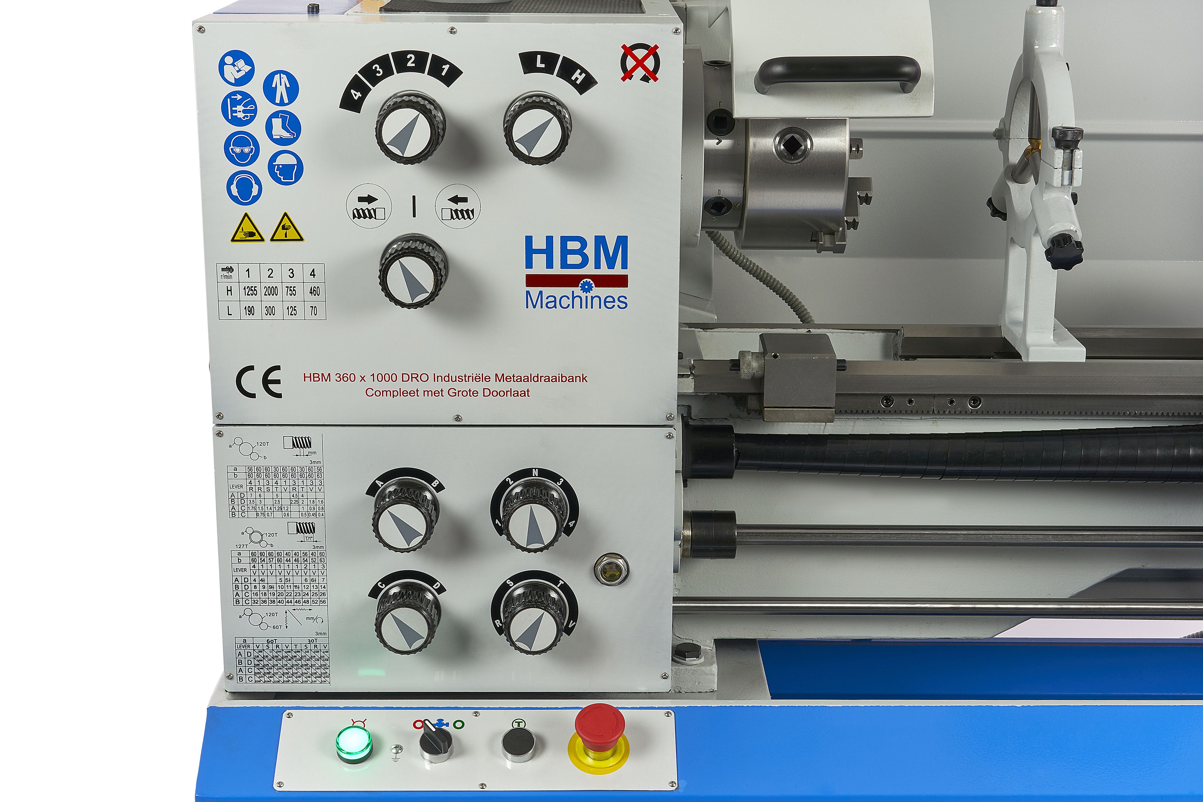 HBM 360 x 1000 Industriële Compleet Metaal... | HBM Machines