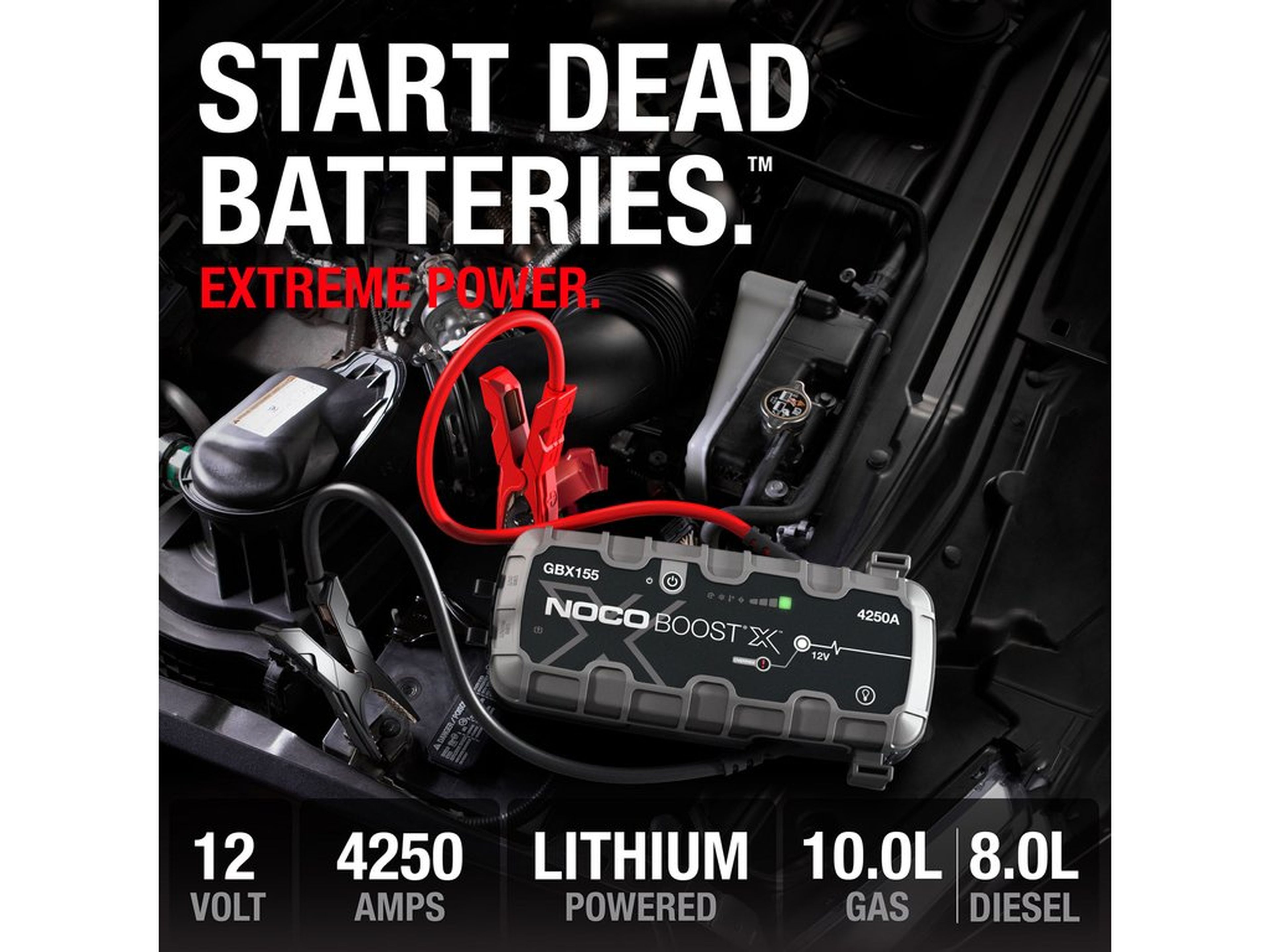 Noco lithium jump starter Boost X GBX155 4... | HBM Machines