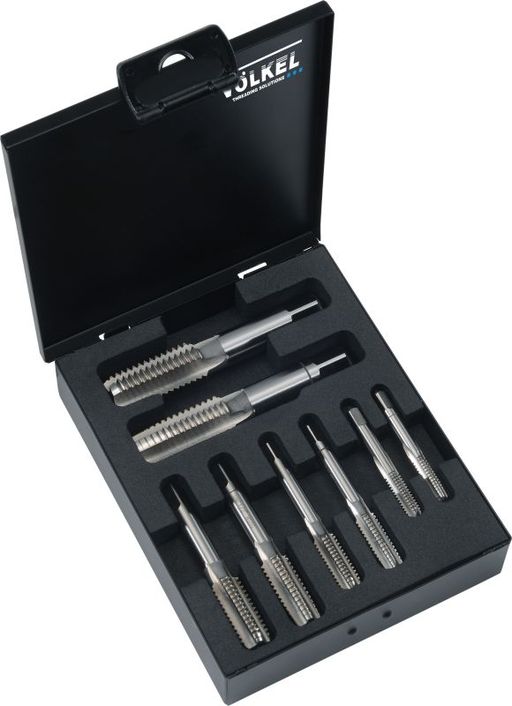 Volkel Handgewindebohrer-Set, UNC 1/4 - 3/... | HBM Machines