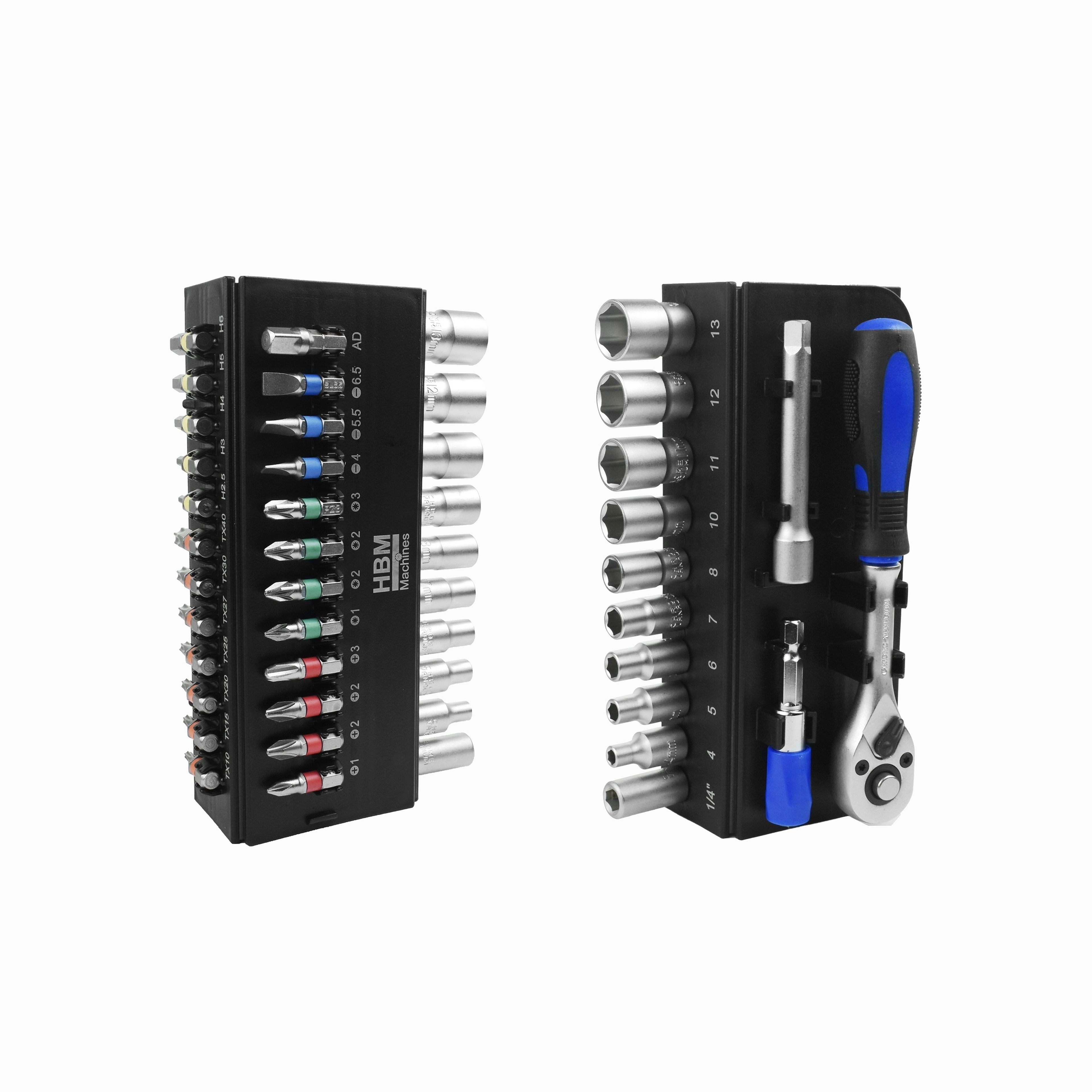 HBM 37 delig 1/4 Dop en bit set | HBM Machines
