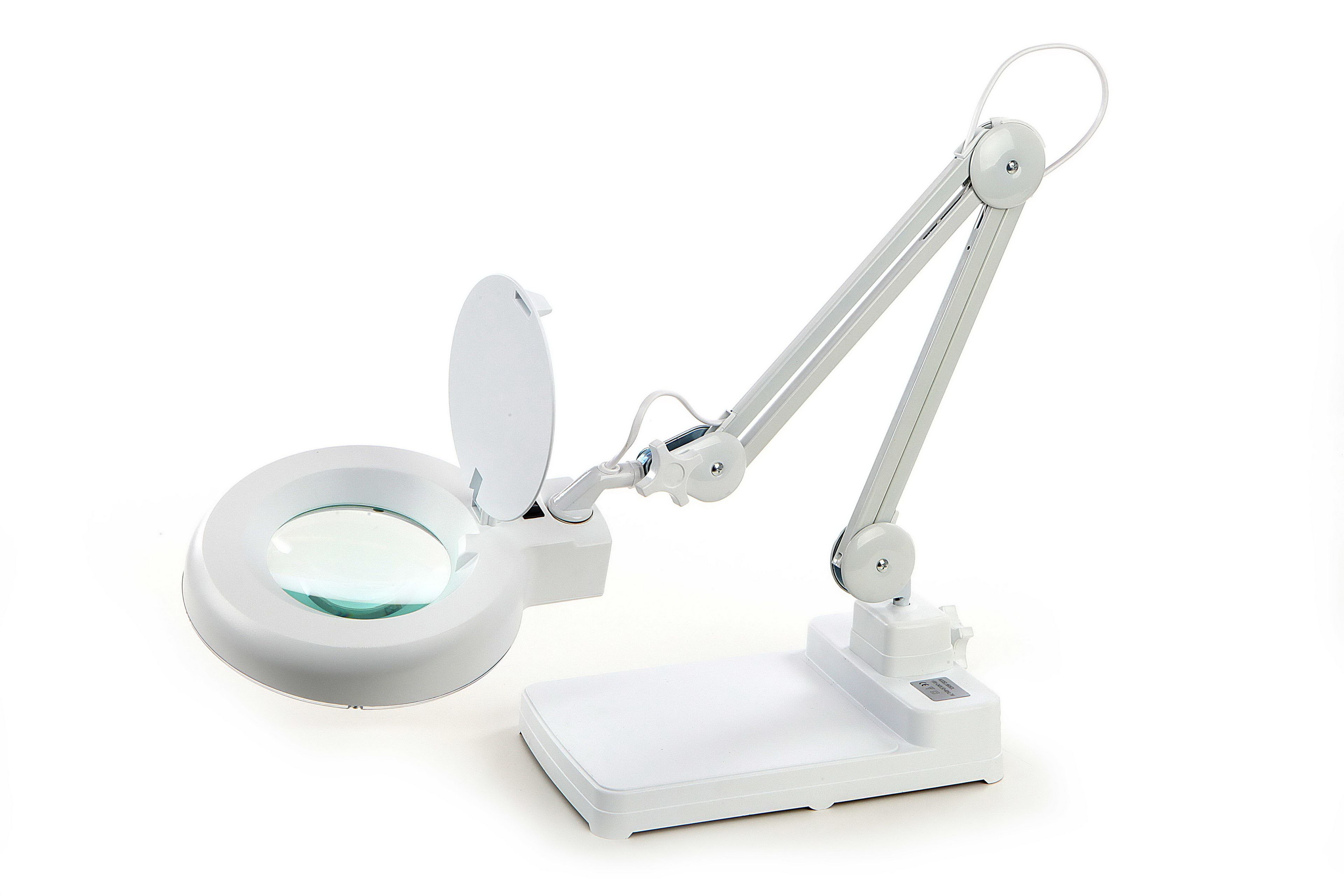 Lampe loupe réglable HBM avec lumières LED... | HBM Machines