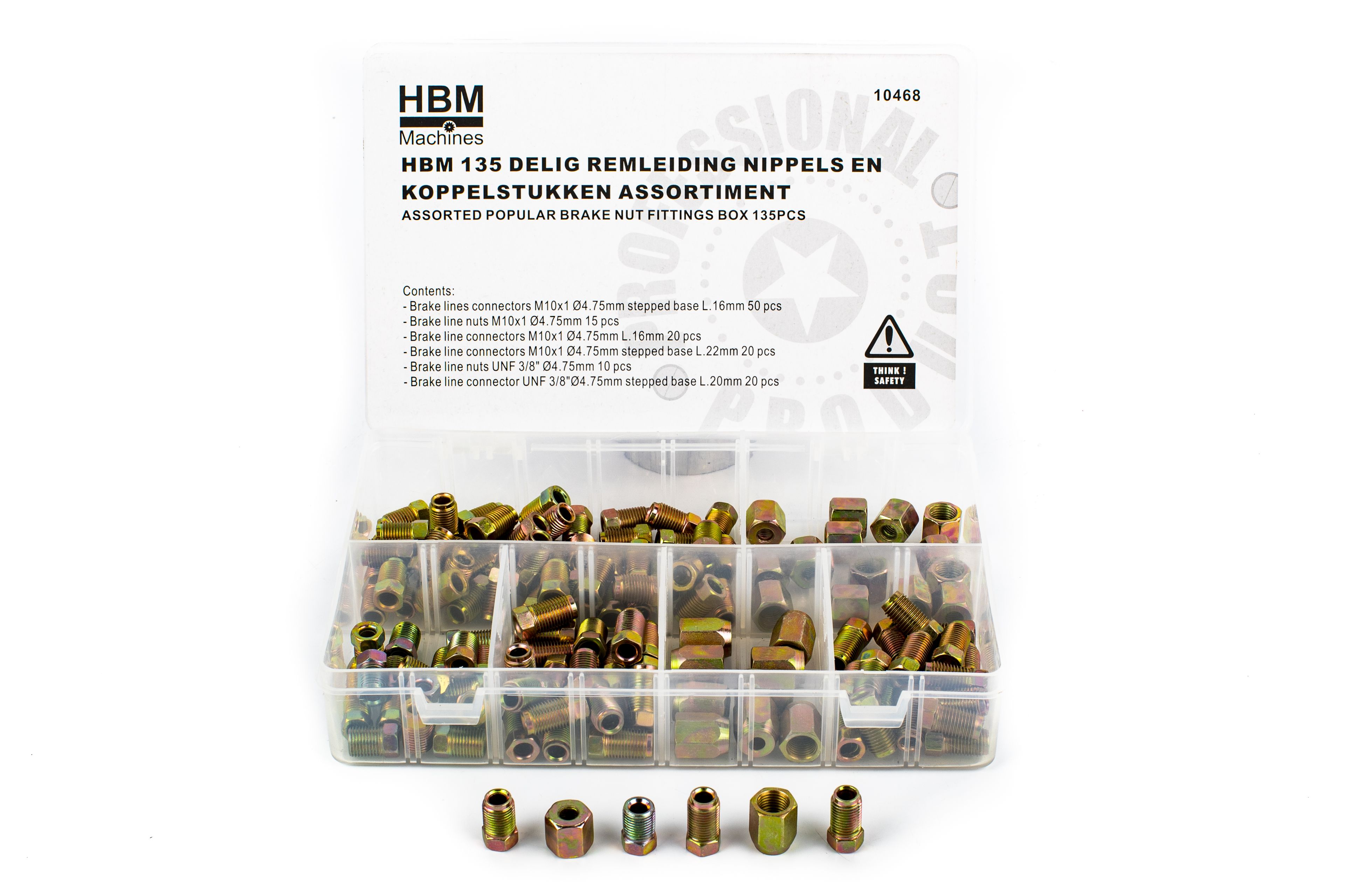 HBM Bremsleitungsverbinder-Set, Hohlschrau... | HBM Machines