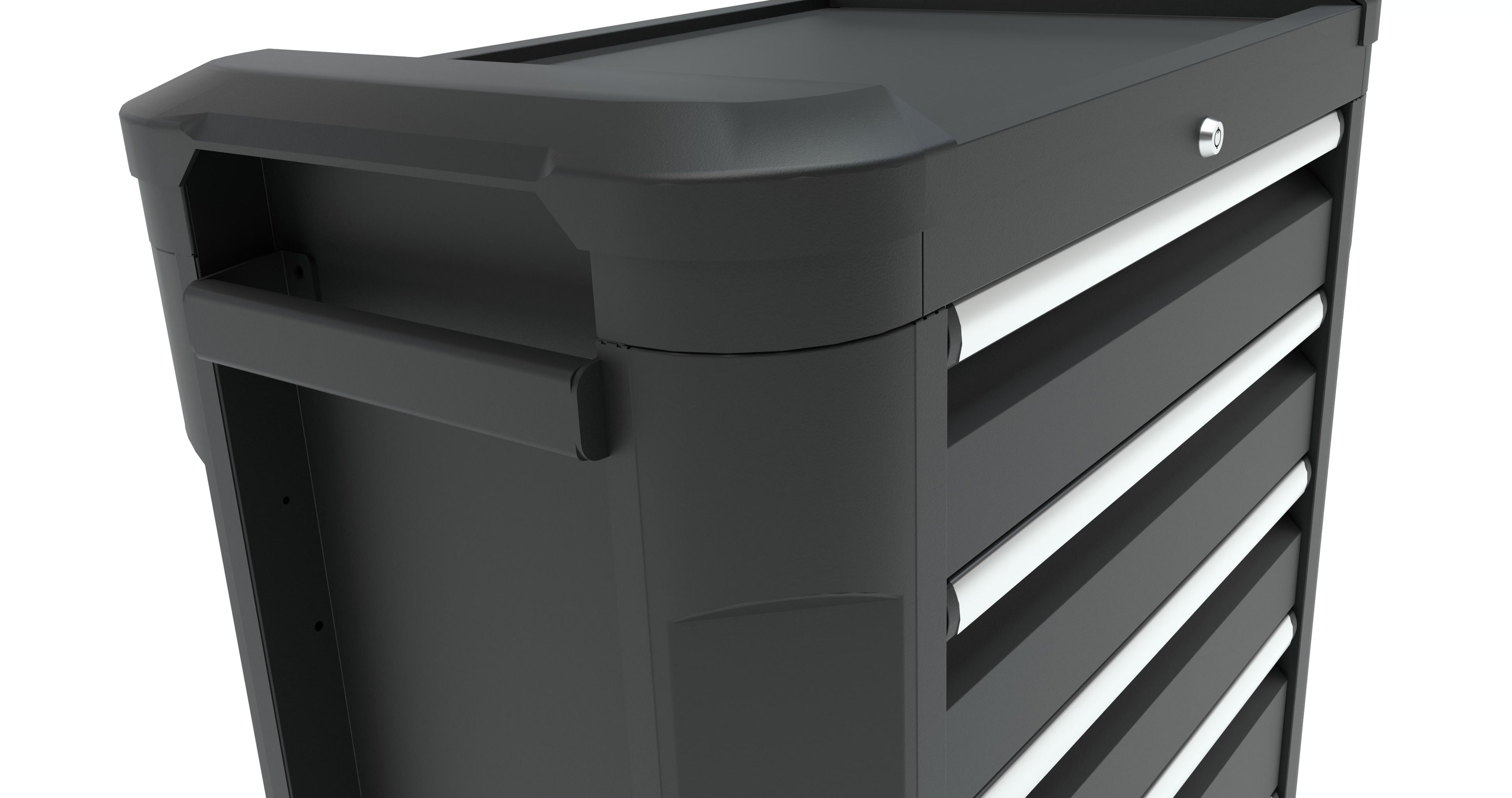 HBM gereedschapswagen 5 laden, 87 cm zwart | HBM Machines