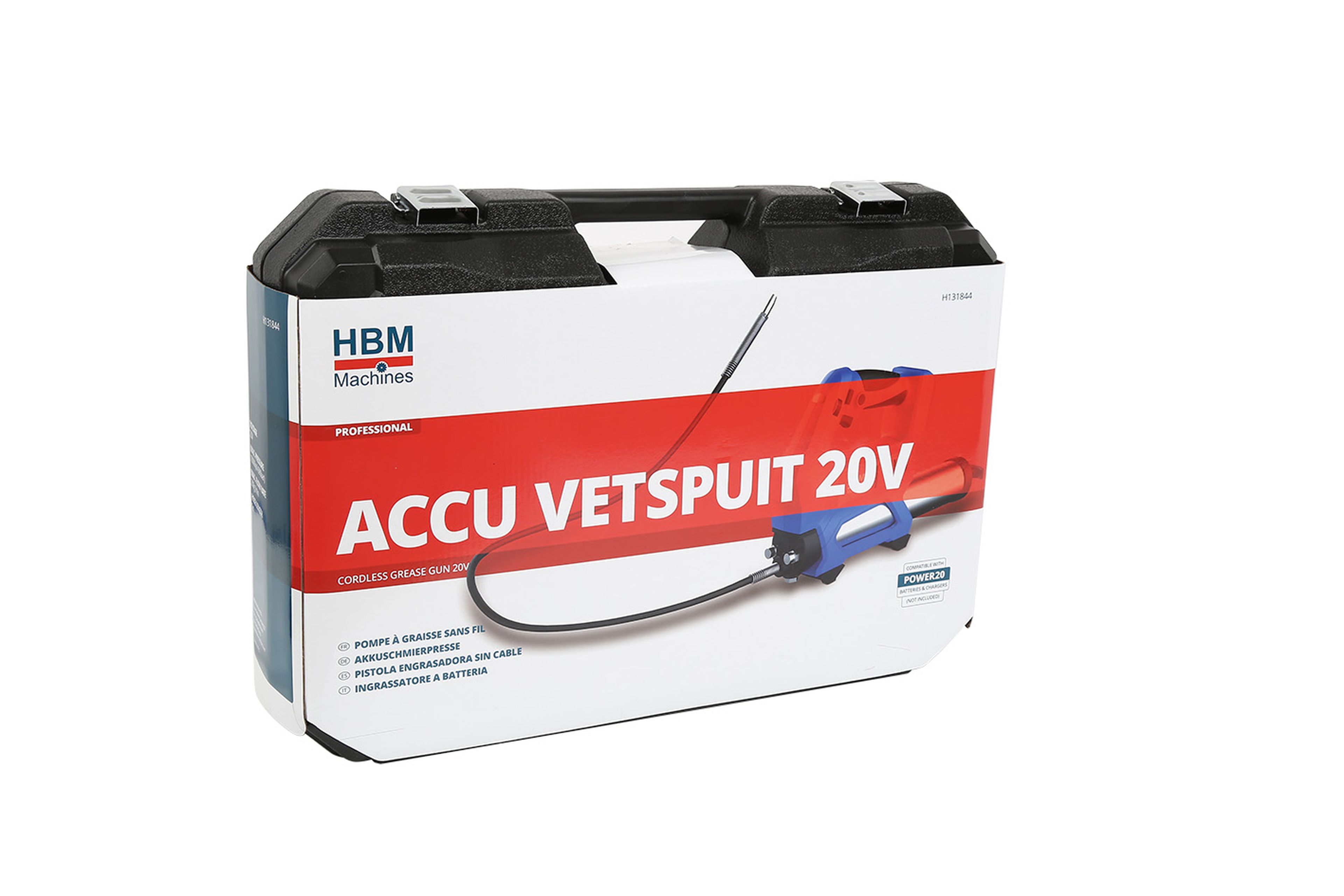 HBM accu vetspuit compleet 20 Volt Power20 | HBM Machines