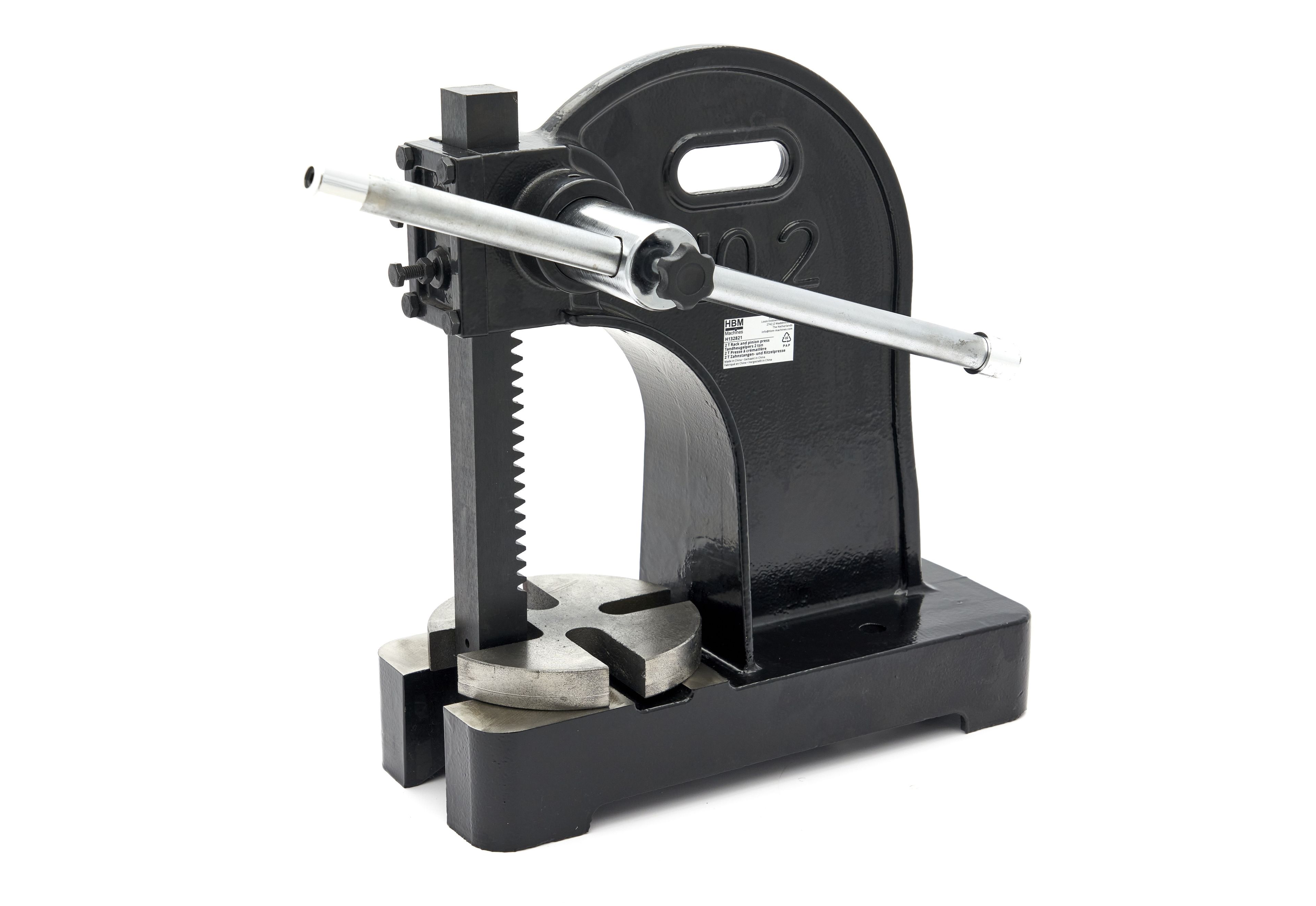 Pressa a cremagliera HBM 2 tonnellate | HBM Machines