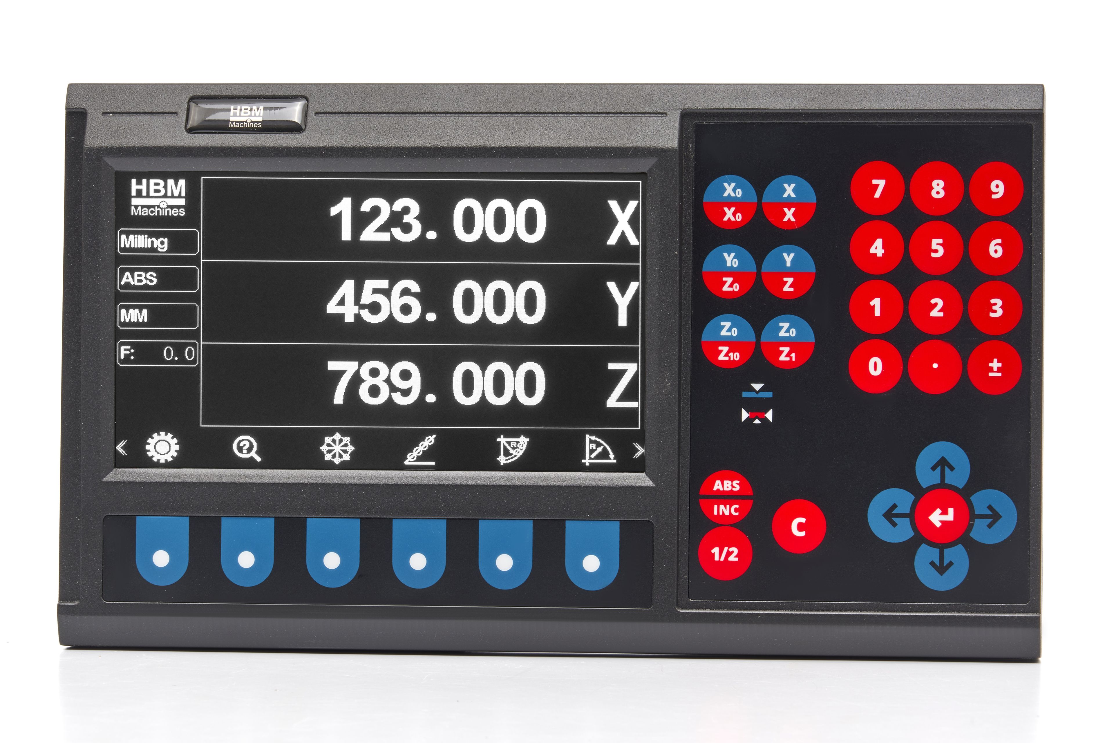 HBM LCD-DRO für Drehmaschinen | HBM Machines
