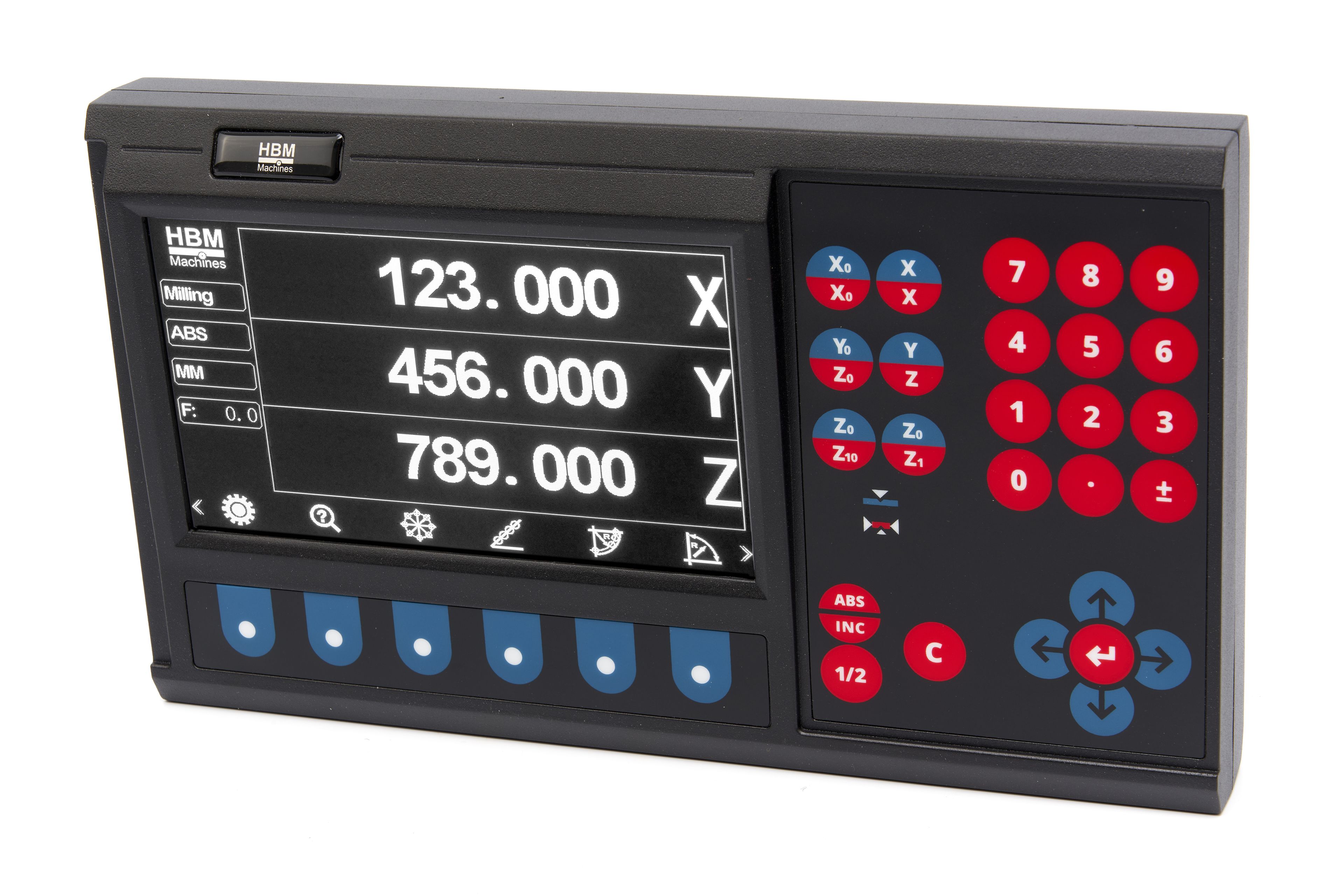HBM LCD DRO per torni | HBM Machines