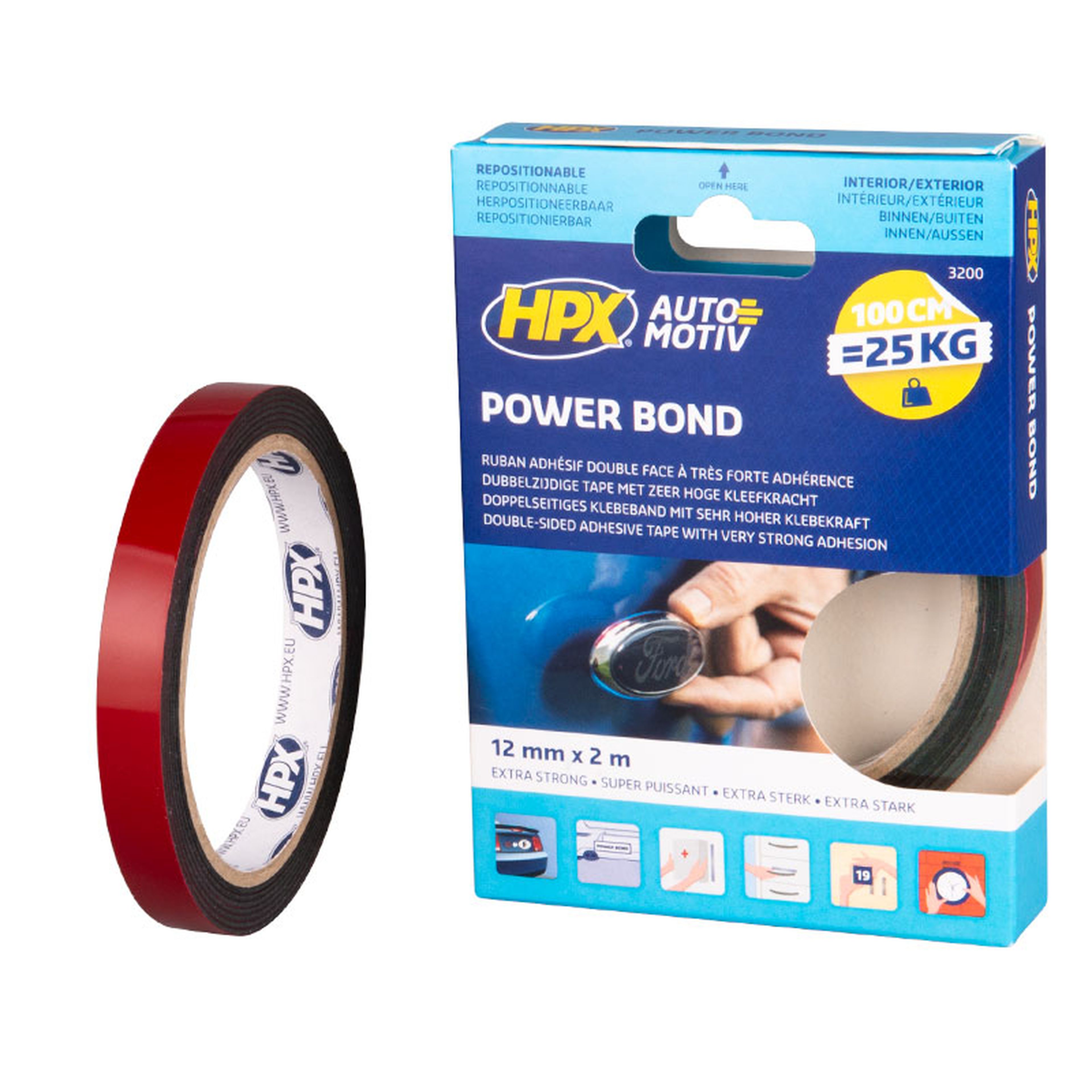 HPX Ruban de fixation HSA anthracite m | HBM Machines