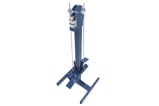 HBM strek en stuik machine op onderstel | HBM Machines
