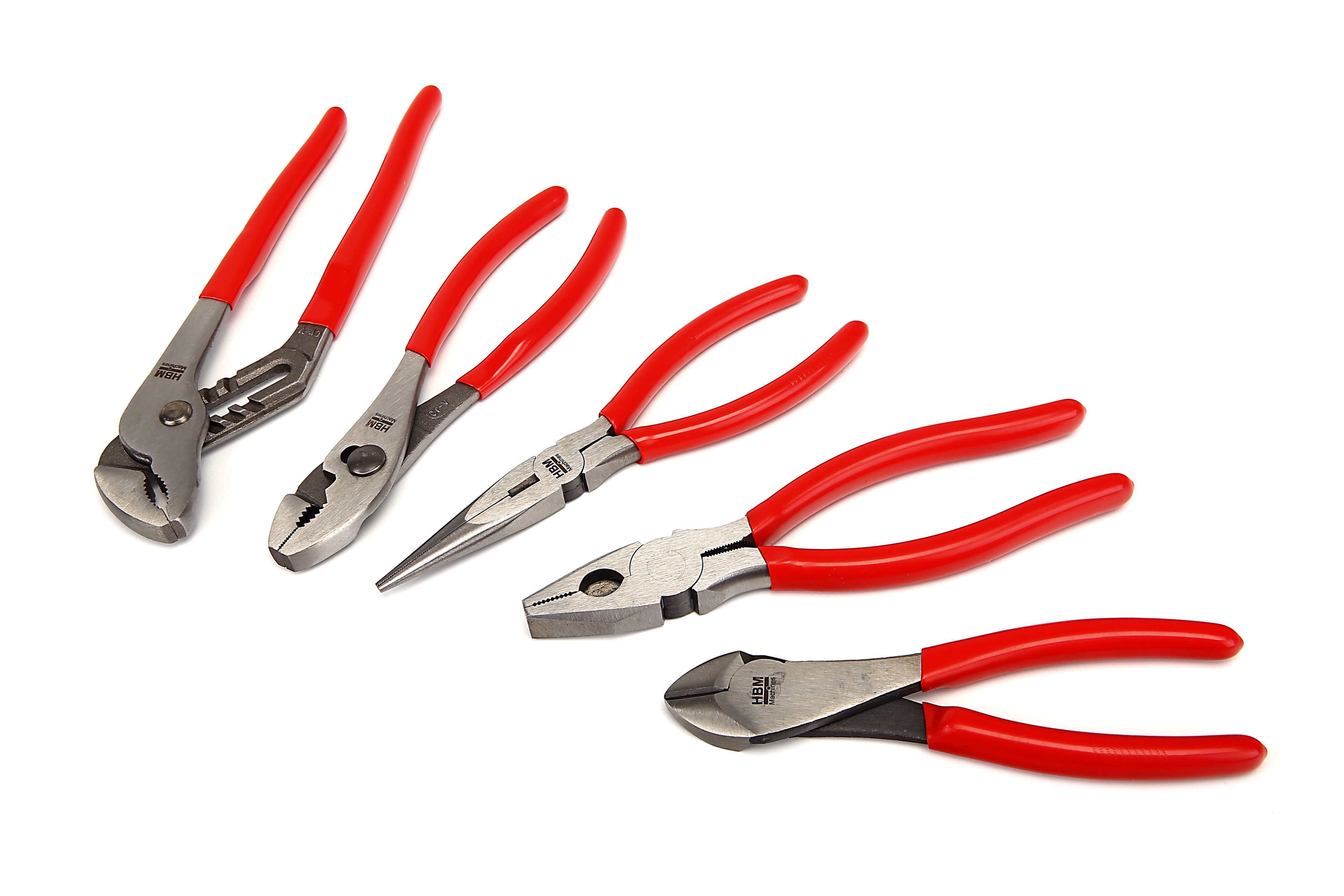 Ensemble de 5 pinces longues HBM Profi | HBM Machines