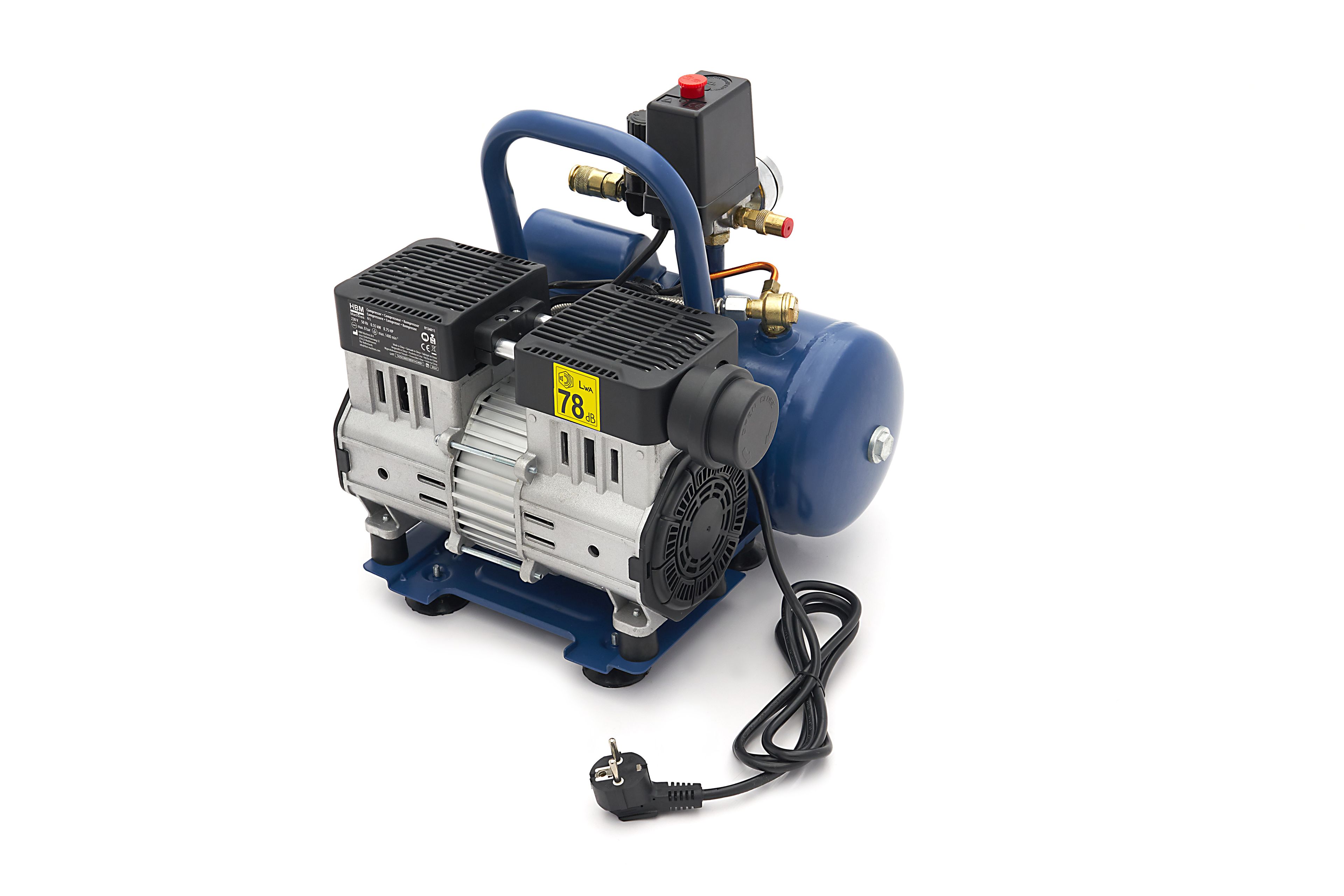 Compresor profesional de bajo ruido HBM 6 ... | HBM Machines
