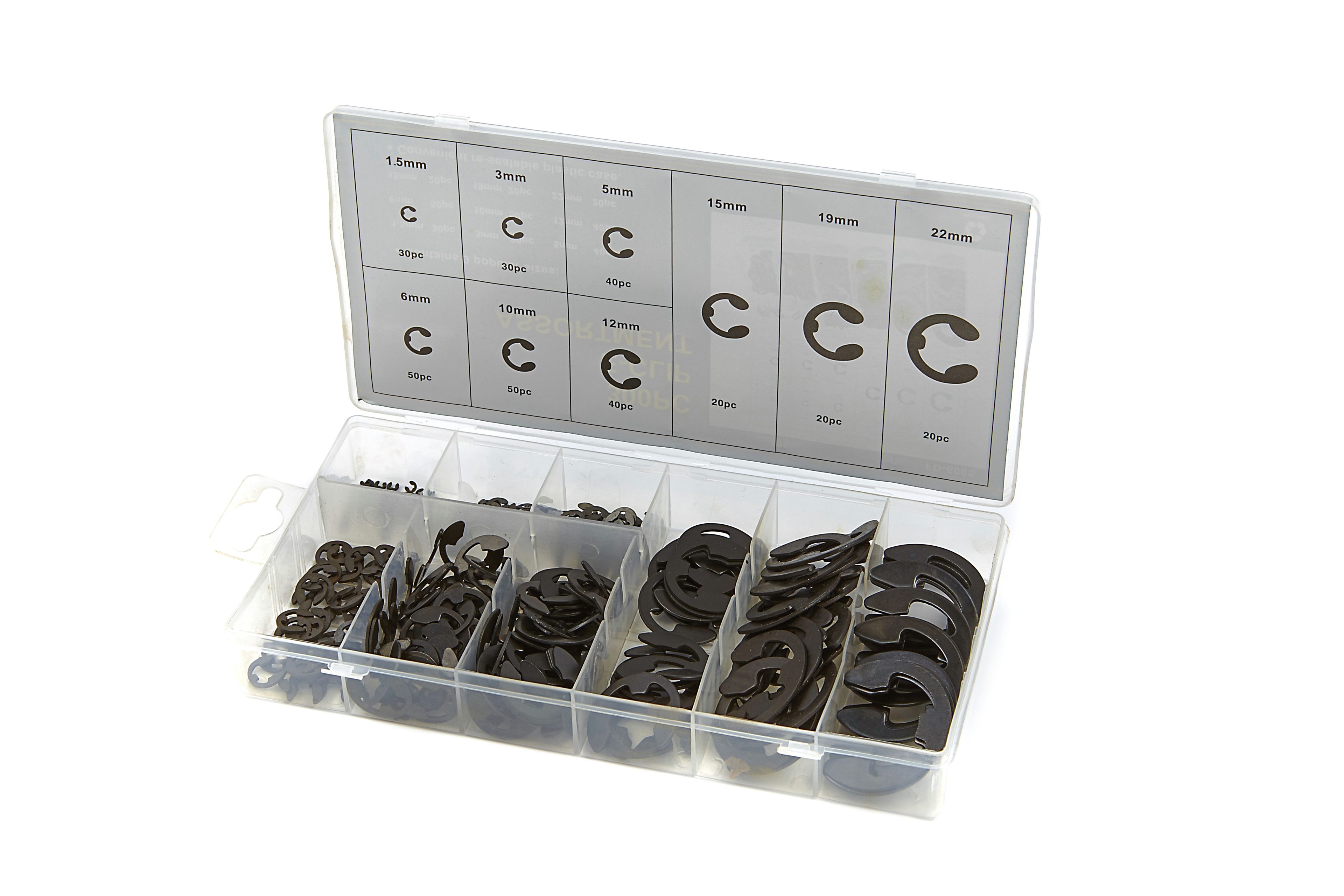Conjunto de E-Clip HBM de 300 piezas | HBM Machines