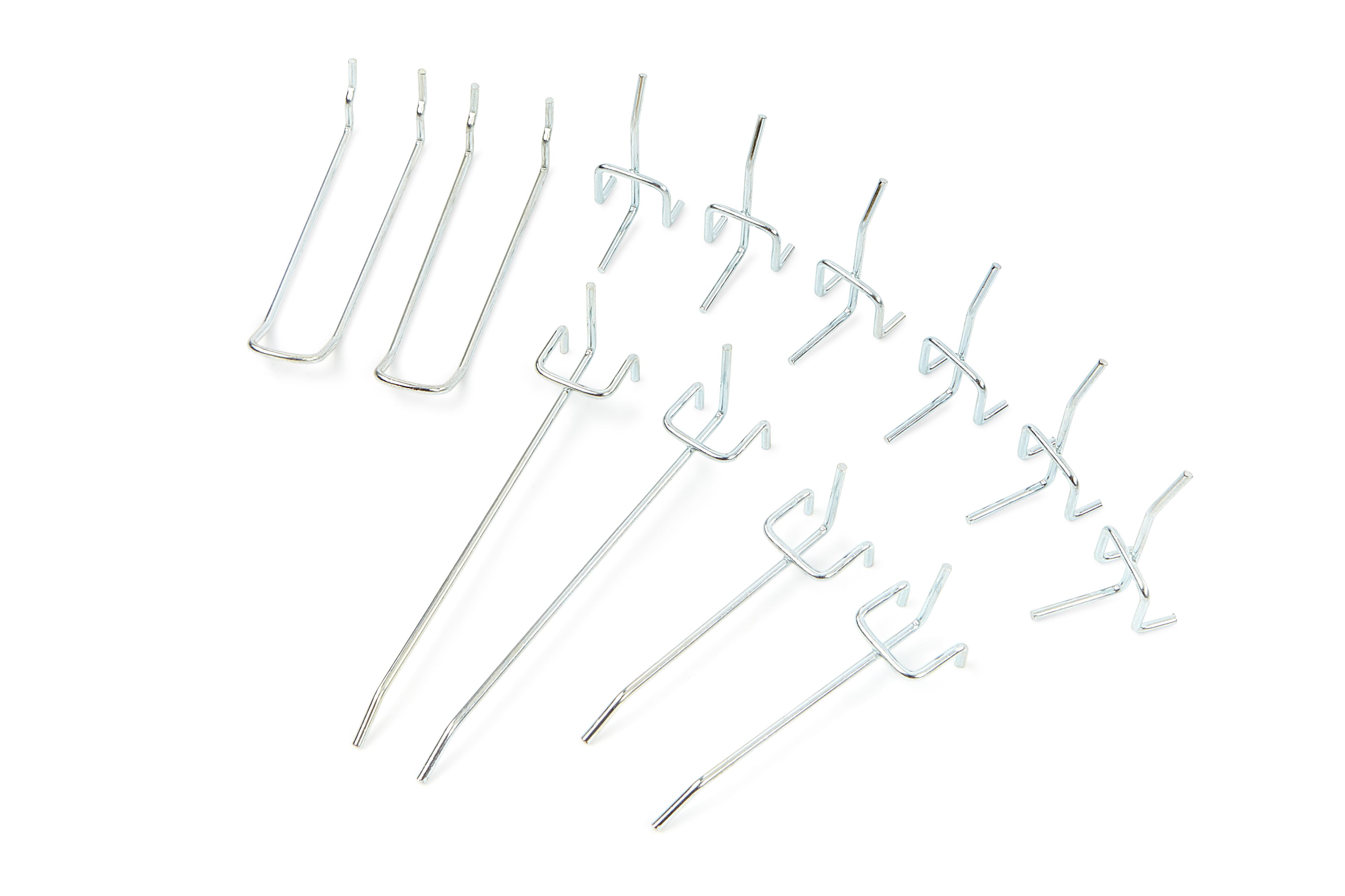 Ensemble de 12 crochets HBM pour mur à outils | HBM Machines