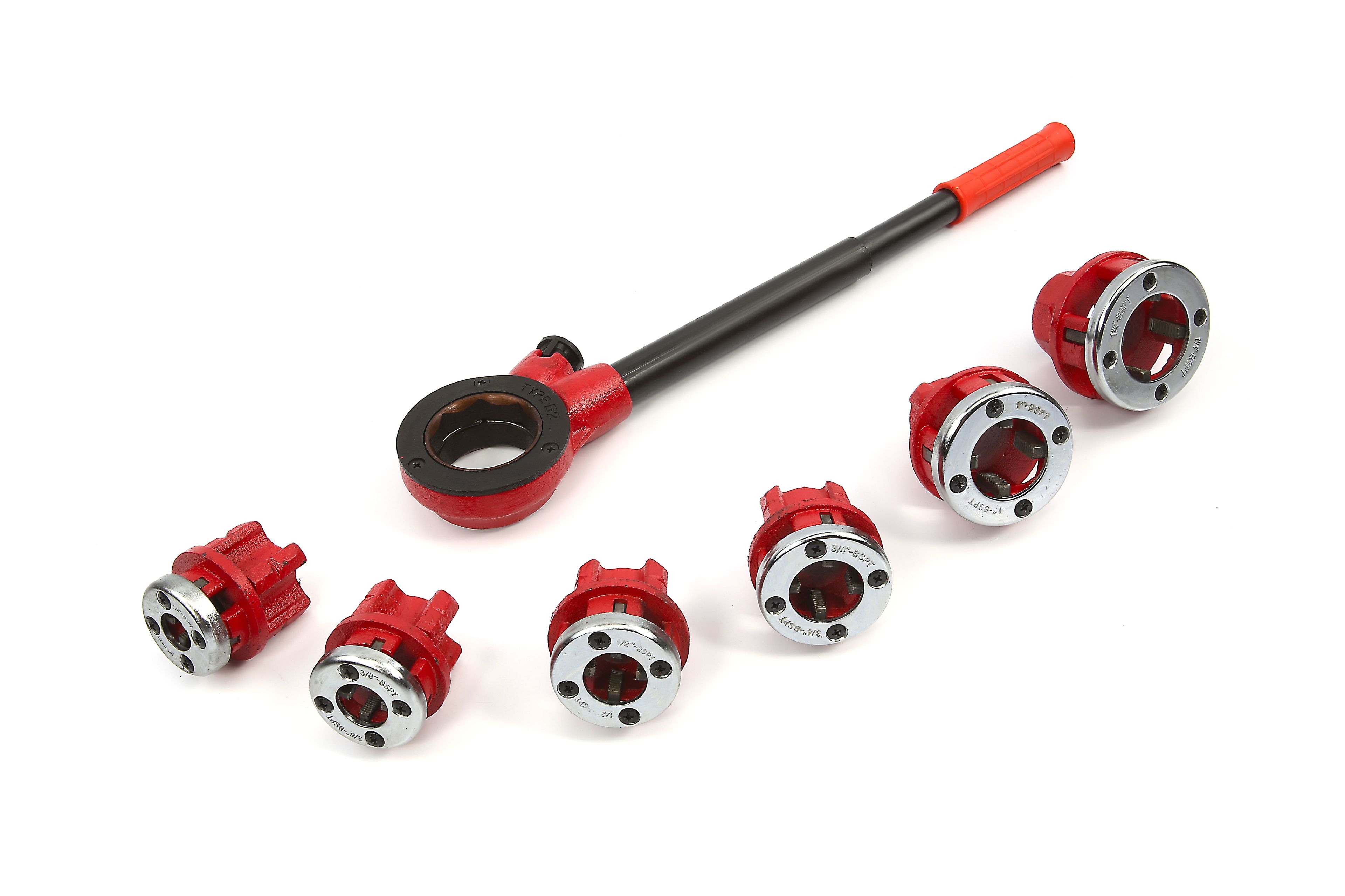 Conjunto de corte de roscas para tuberías ... | HBM Machines