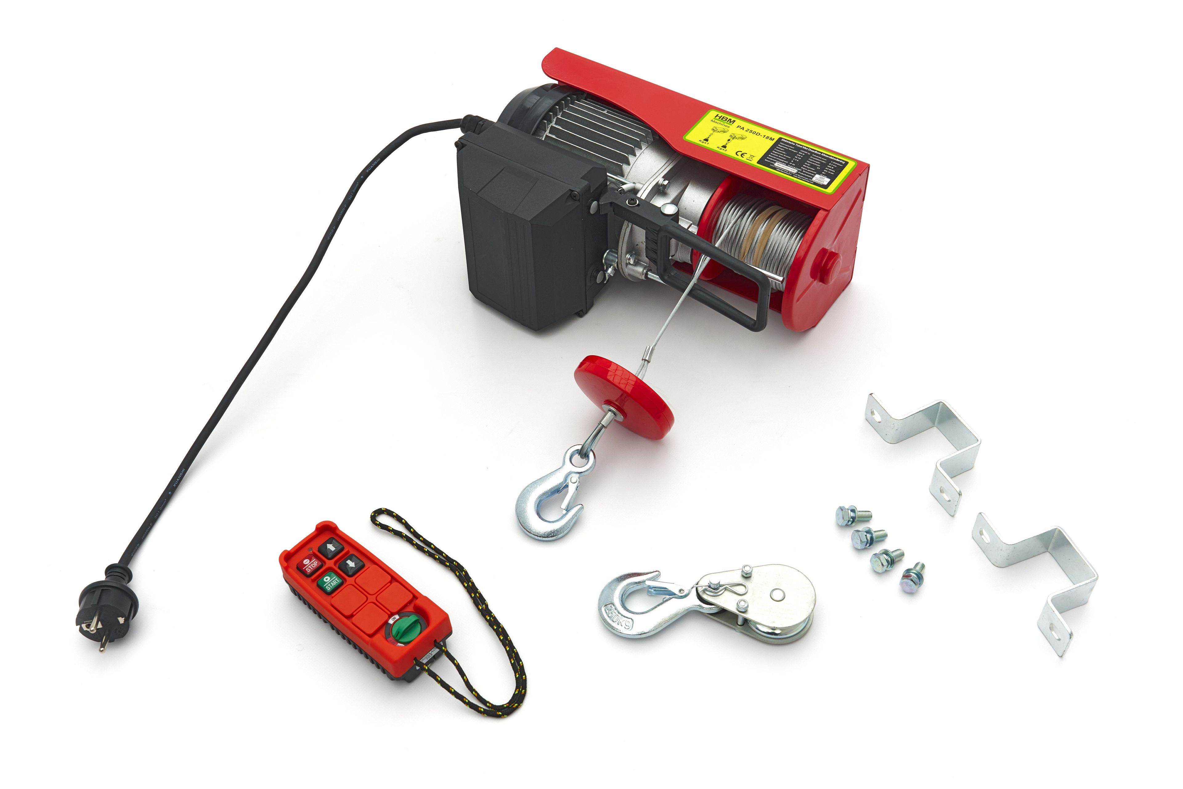 HBM treuil électrique avec télécommande sa... | HBM Machines