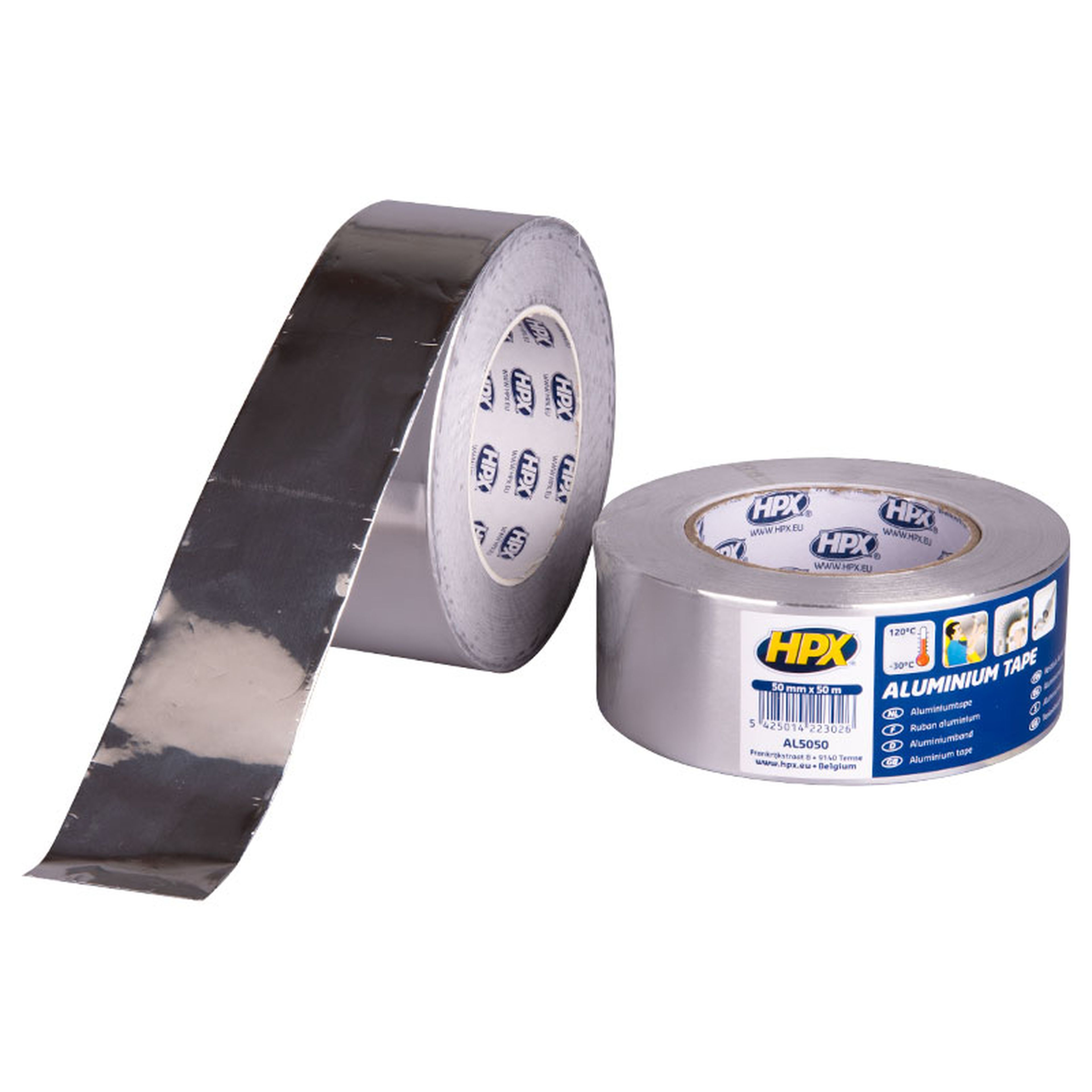 Ruban aluminium HPX - 50 mm x 50 m | HBM Machines
