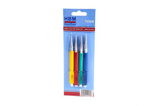 HBM 4 Delige Pons set - Drevelset | HBM Machines