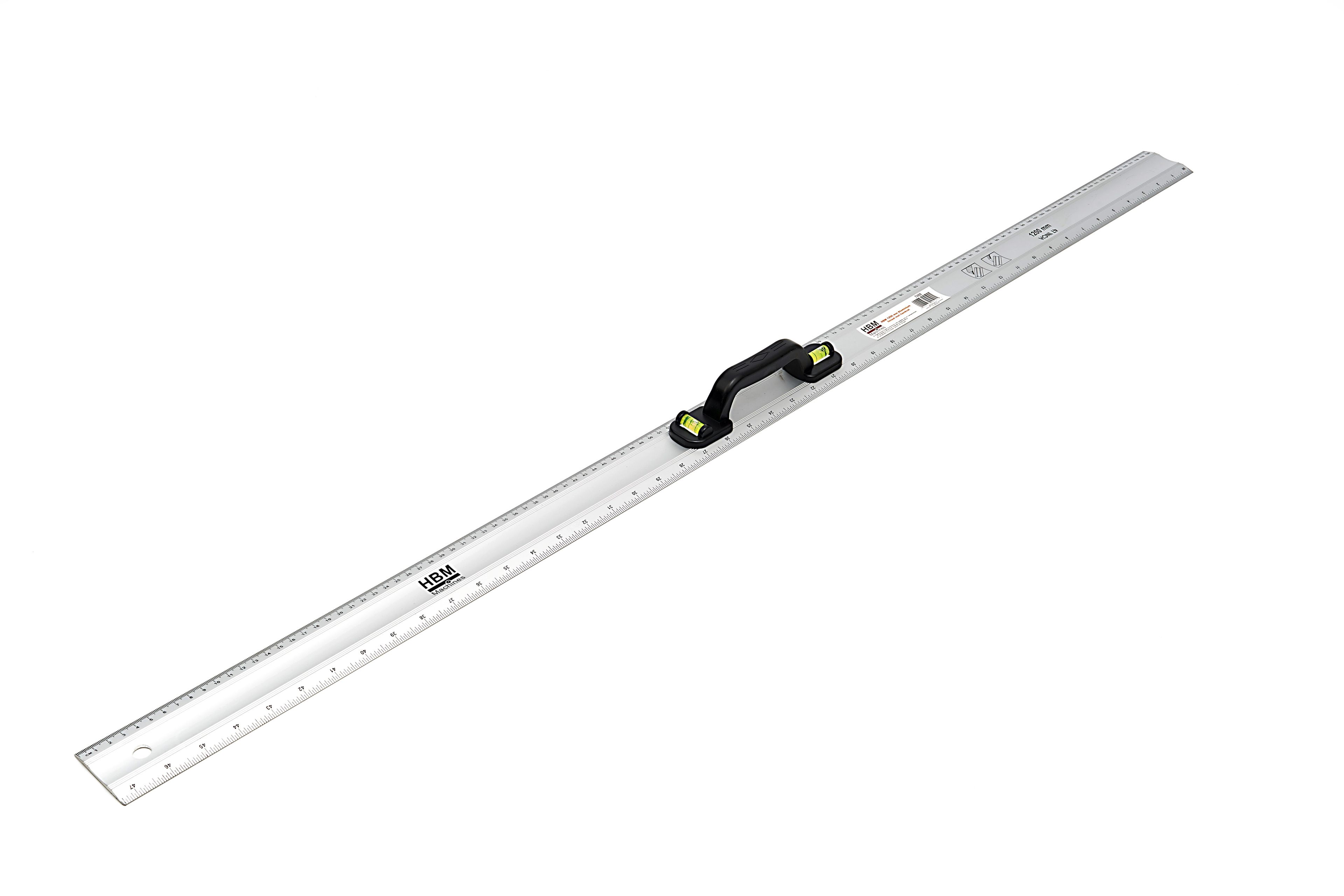 Regla de aluminio HBM de 1200 mm con mango | HBM Machines