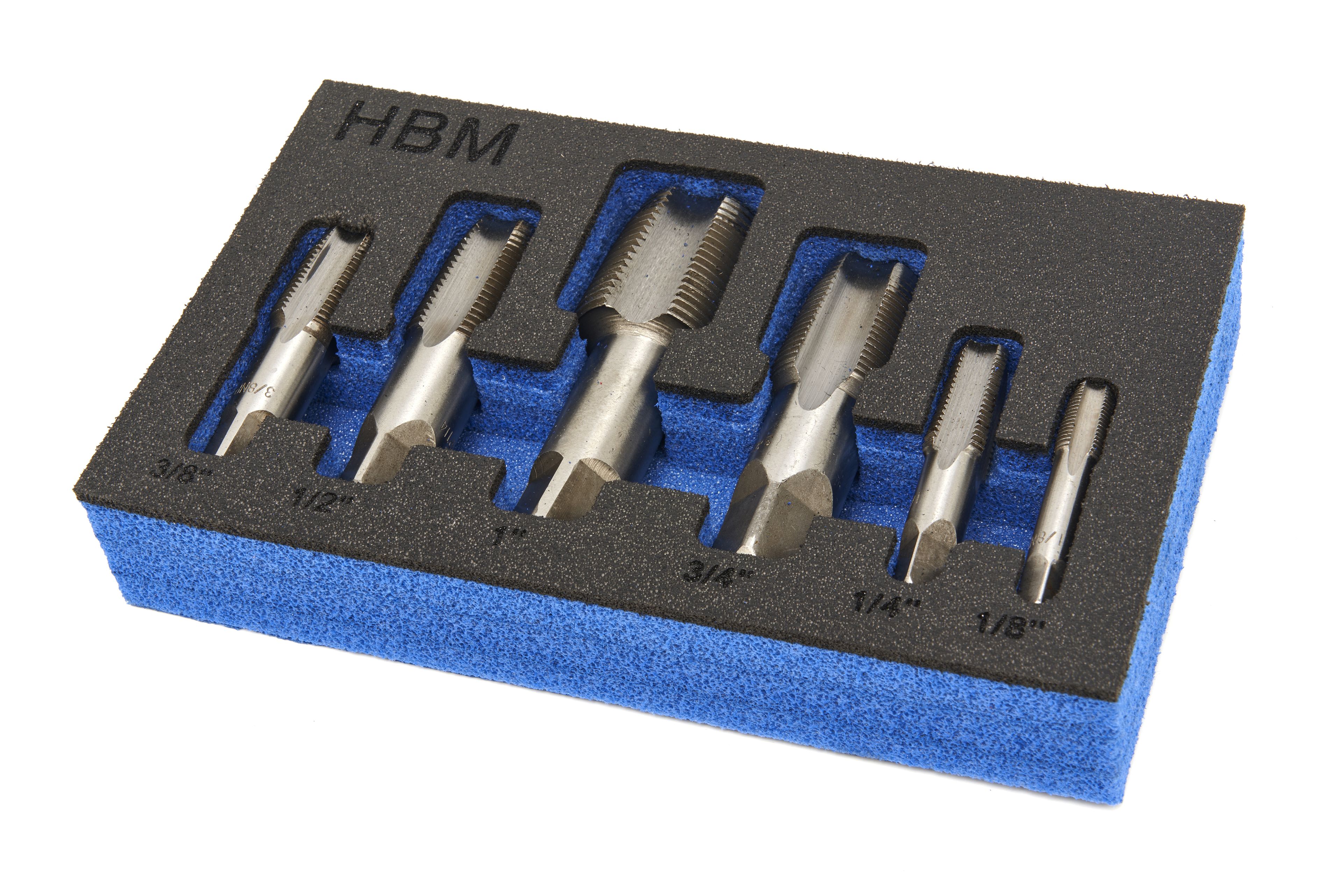 HBM Jeu de taraudage NPT pour tuyaux et tu... | HBM Machines